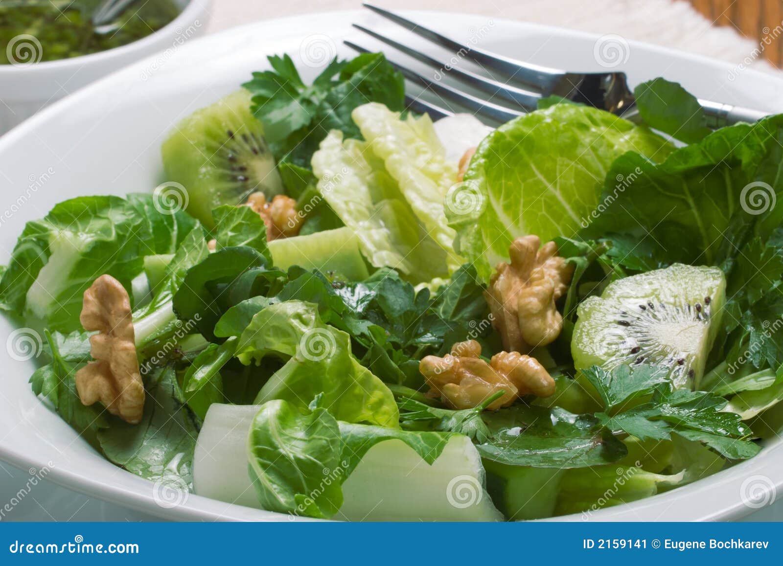 Insalata Verde Marcata E Dolce Immagine Stock - Immagine di cuoco ...