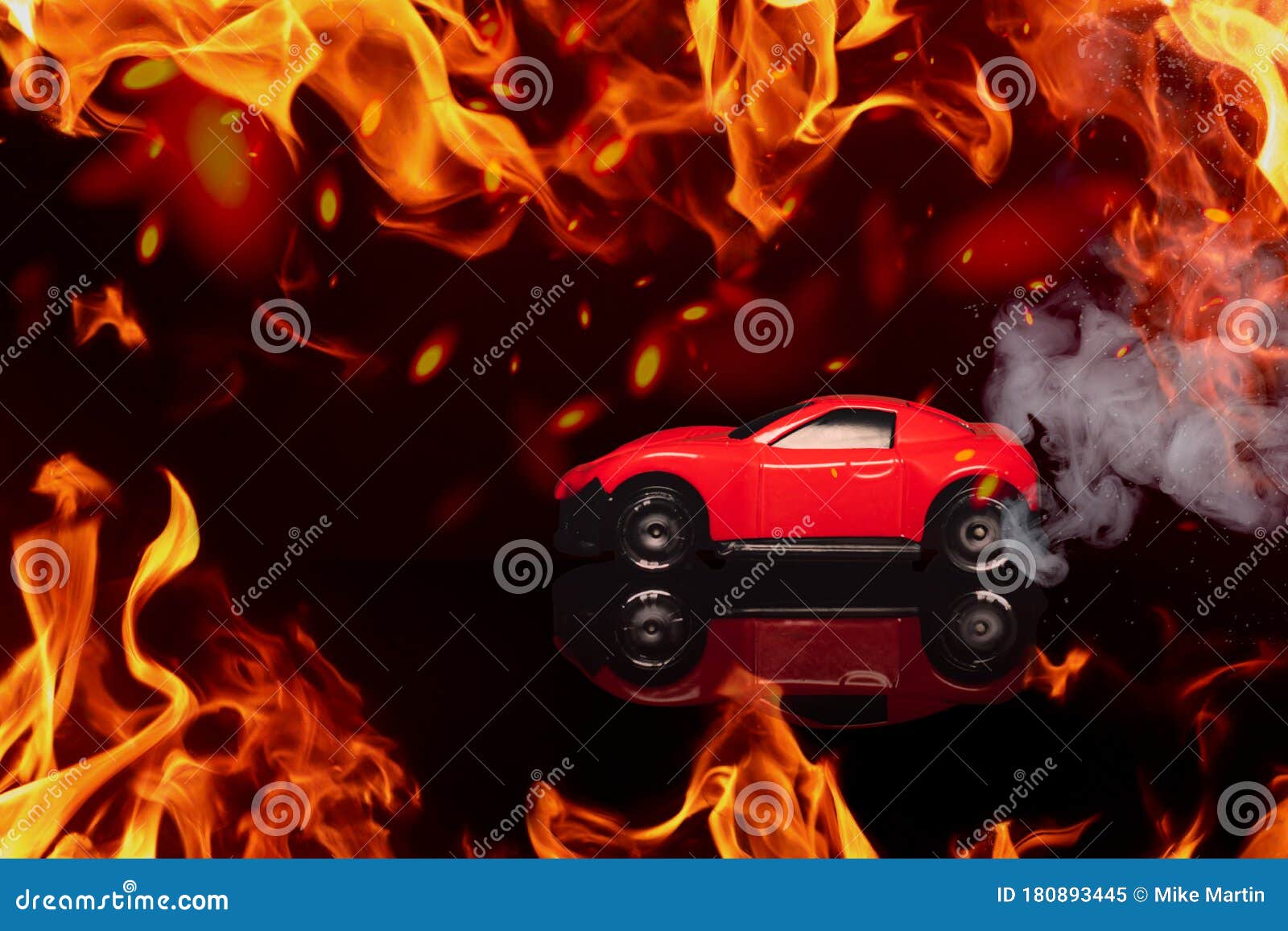 Car Explosion Background