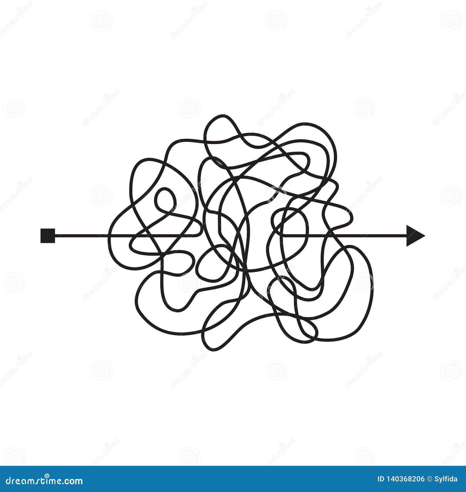 Insane Messy Line Cartoon Vector | CartoonDealer.com #139415673