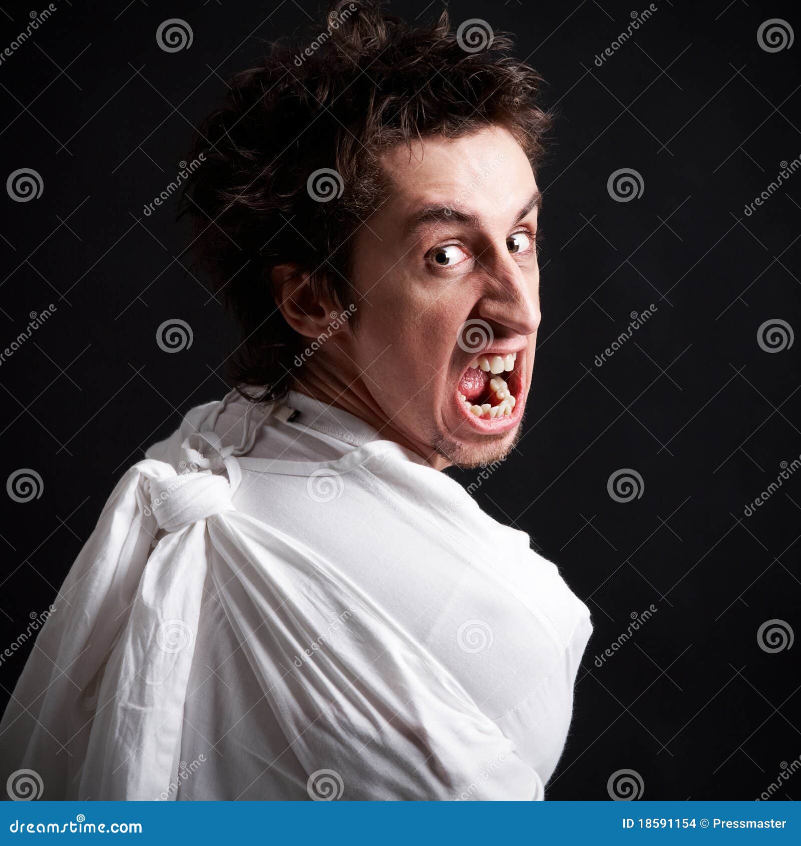Insane rage stock photo. Image of isolation, adult, crying - 18591154