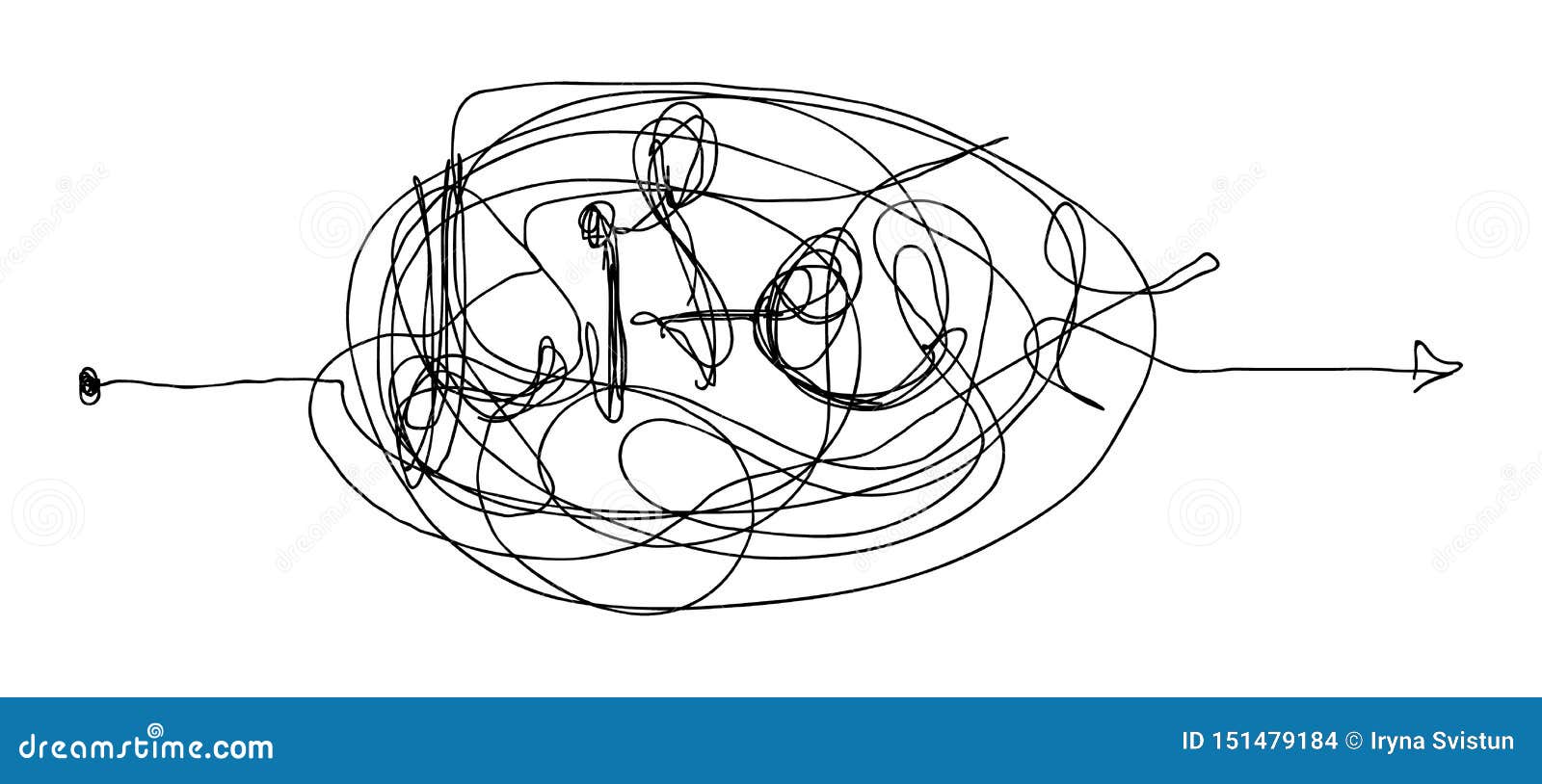 Insane random line stock illustration. Illustration of embarrassing ...