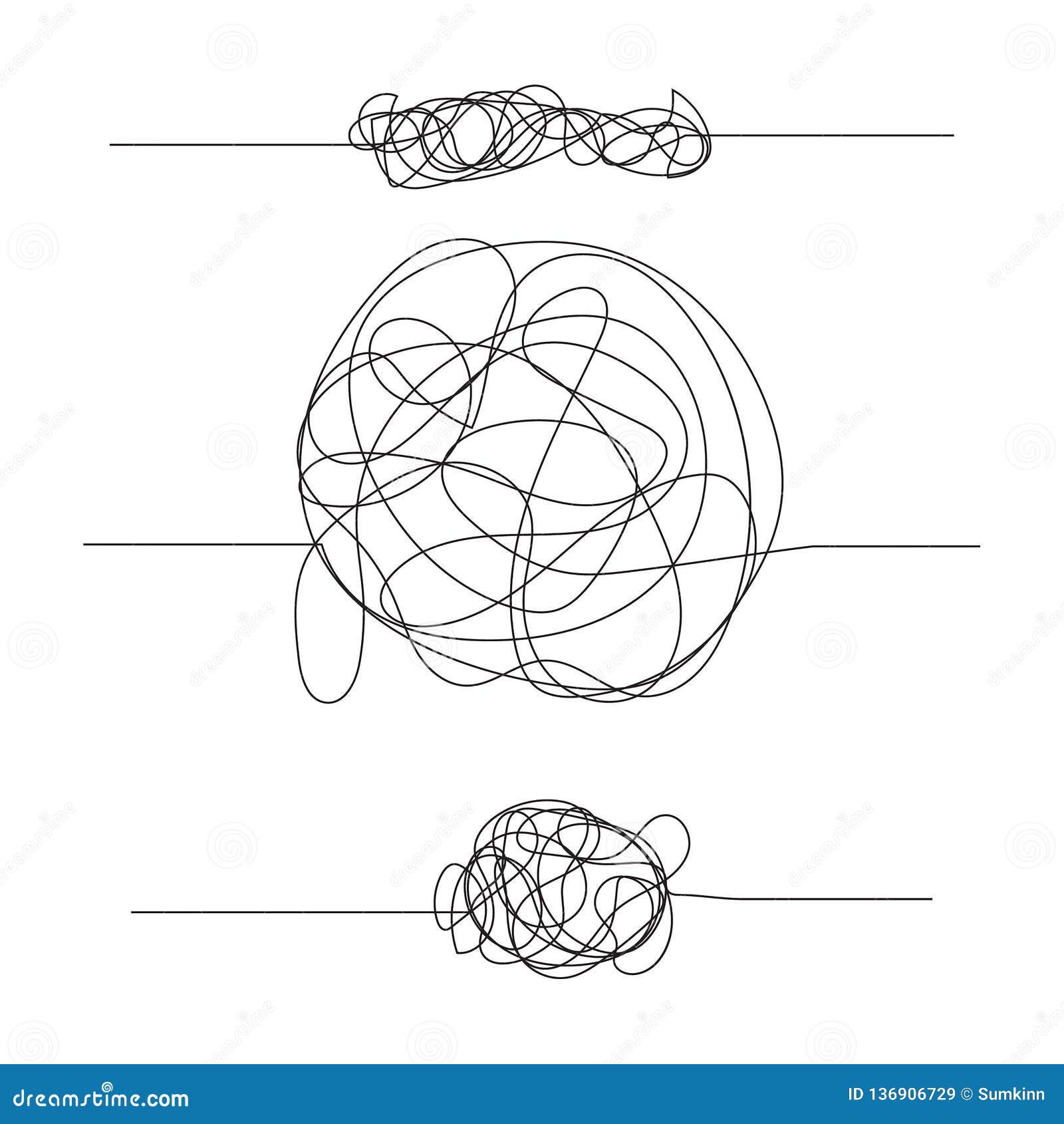 Insanely Confusing Line. Vector Illustration | CartoonDealer.com #134046900