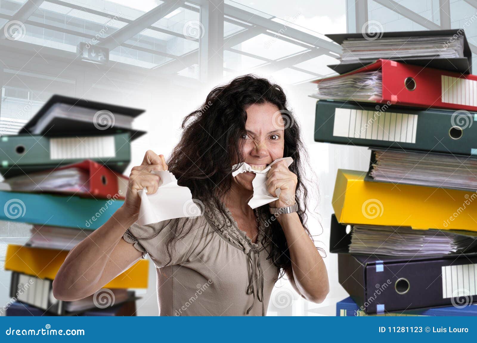 Insanity stock image. Image of insane, finance, female - 11281123