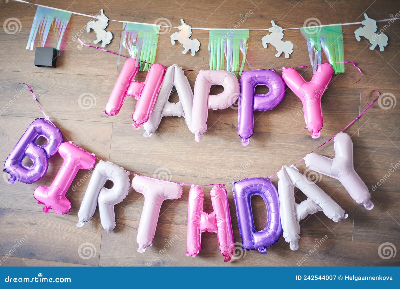 Decoration Congratulations on the Wall Stock Image - Image of concept ...