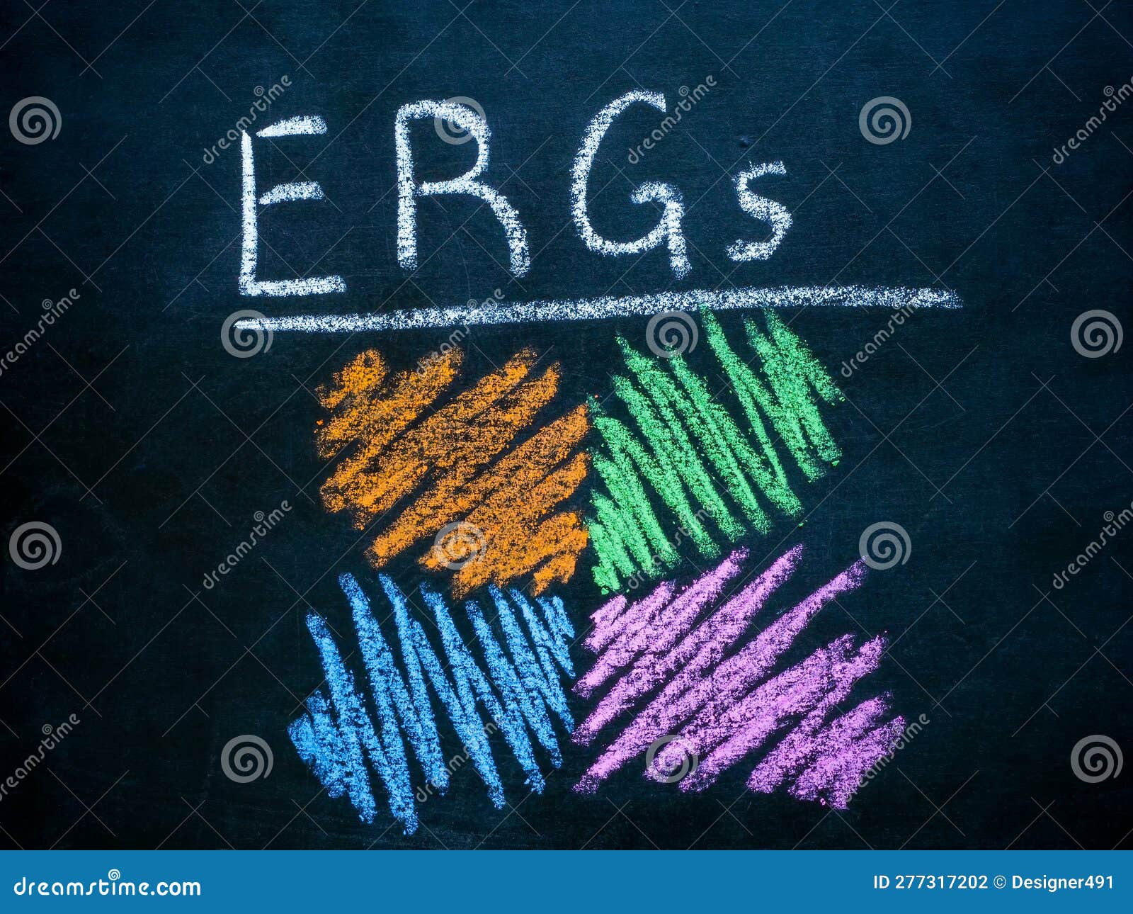 The Inscription on the Board with Chalk ERGs Employee Resource Group ...