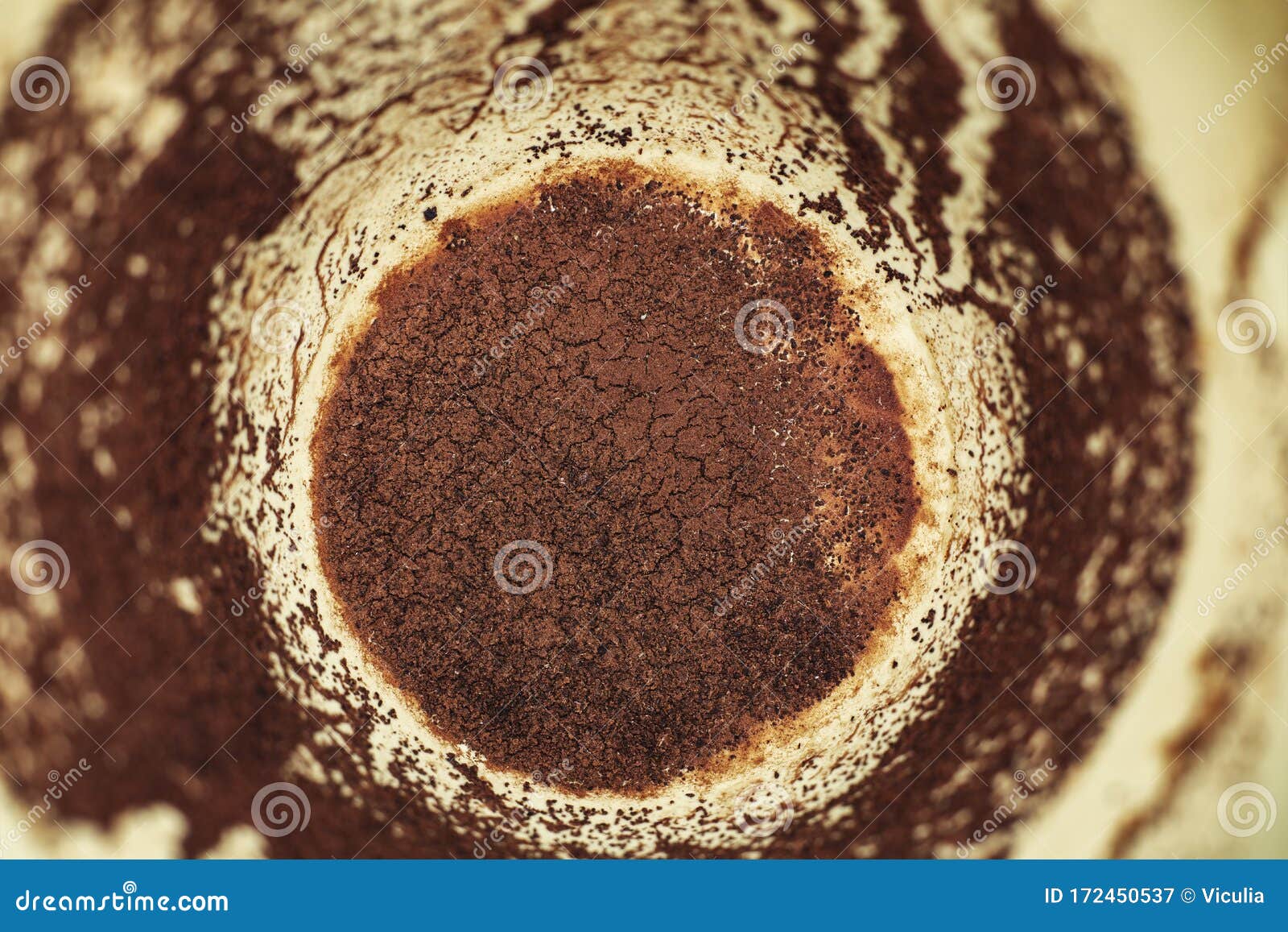 Coffee at the Bottom of the Empty Coffee Cup Stock Image - Image of ...