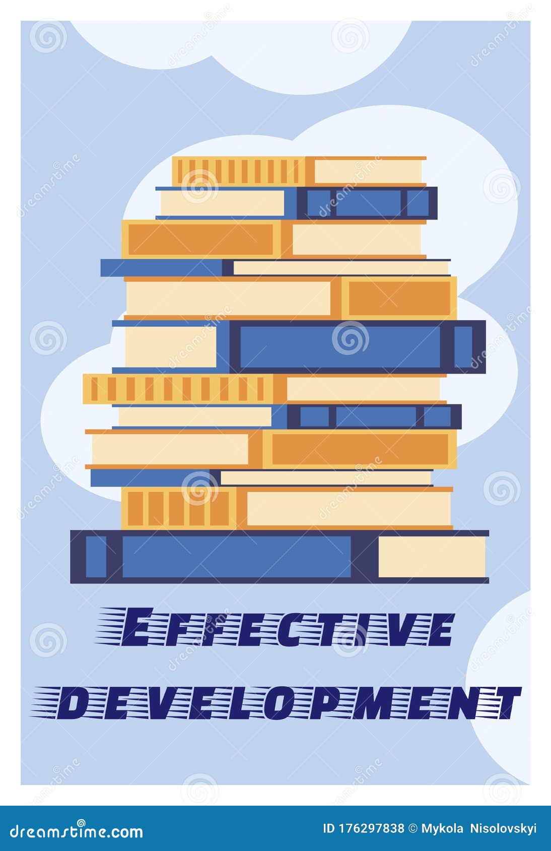 Development - Cartoon Illustration On Green Chalkboard. Royalty-Free ...