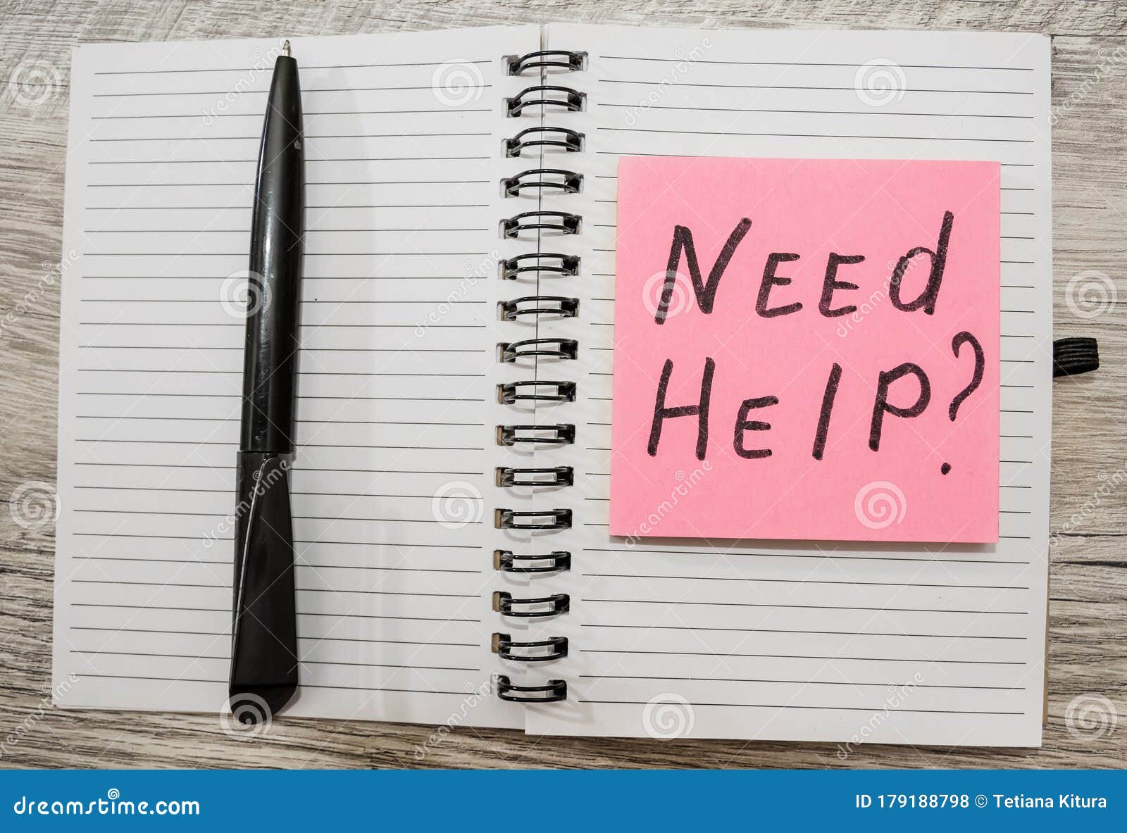 The Inscription I Need Help on the Sticker, an Open Notebook and a ...