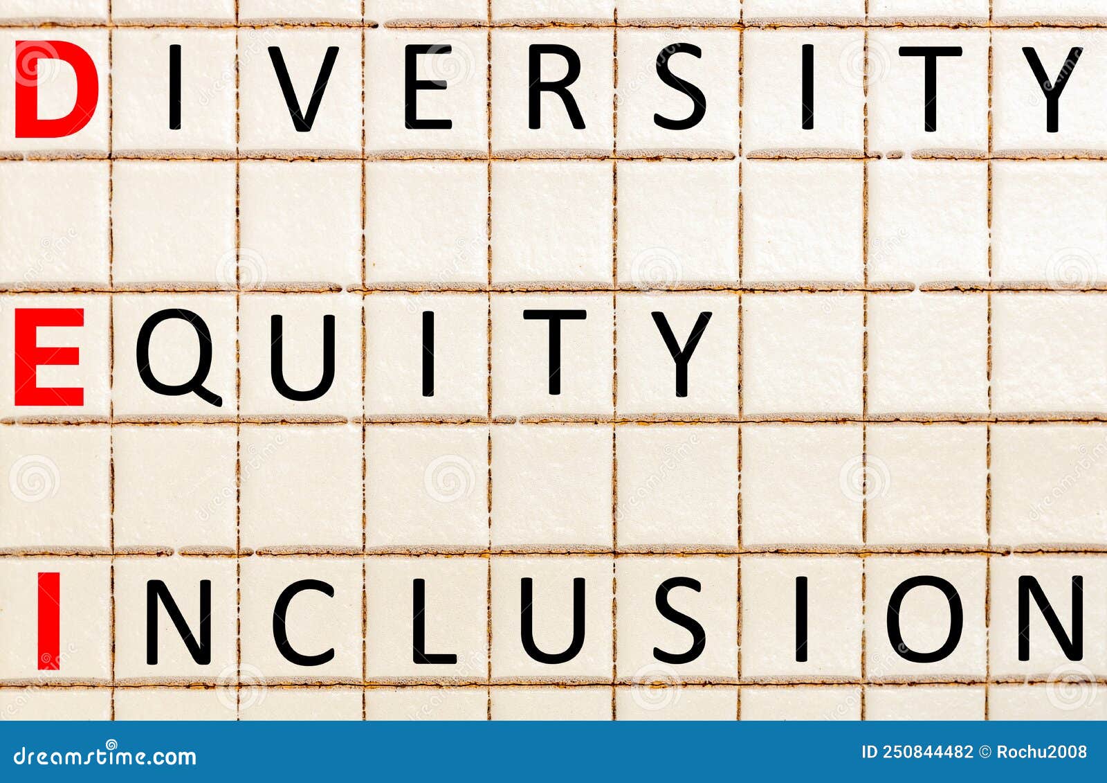 Inscription Meaning Ideas, DEI, Diversity, Equity and Inclusion Stock ...