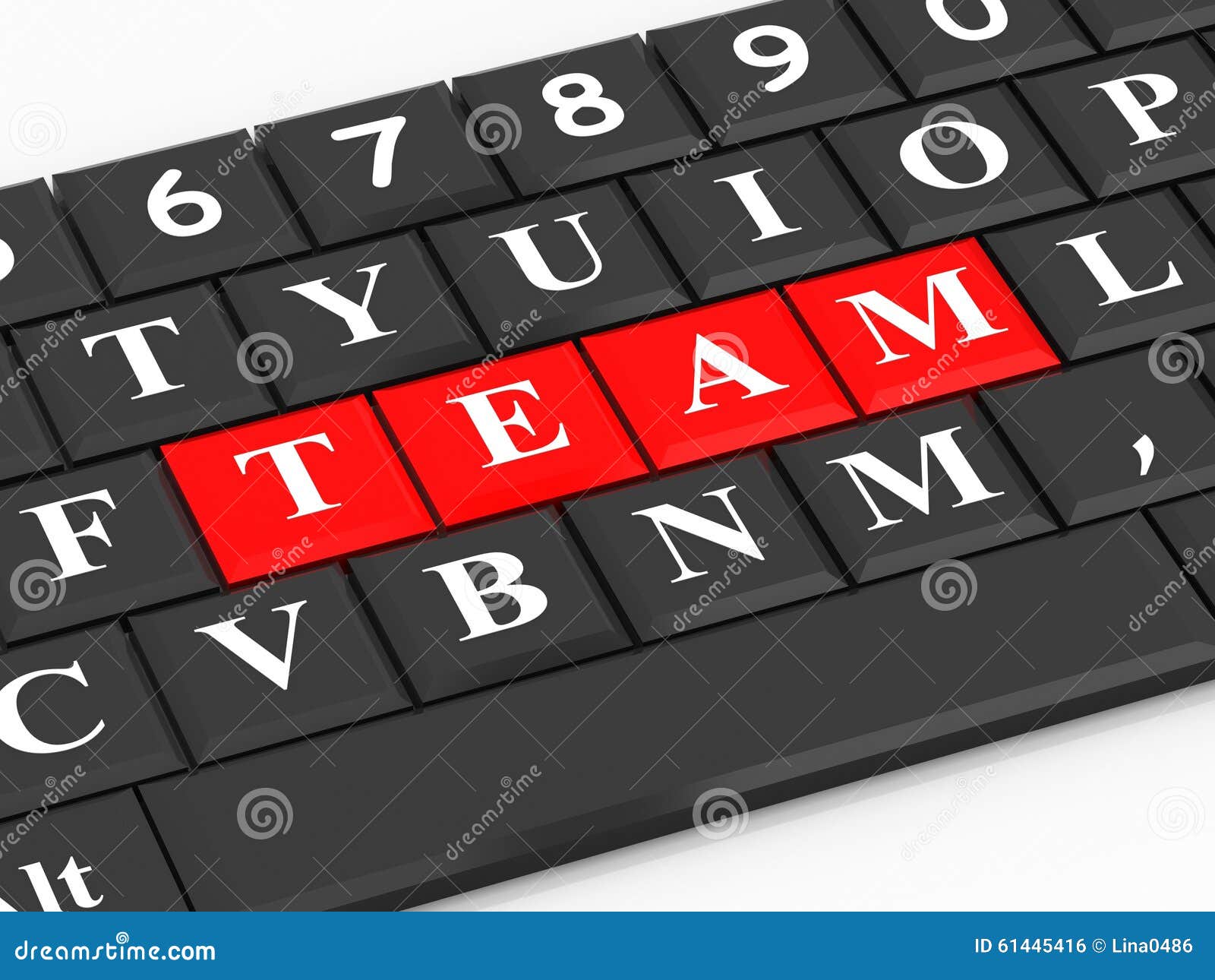 The inscription team stock illustration. Illustration of typeset - 61445416