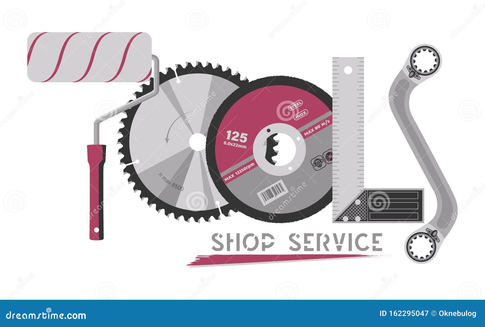 The Inscription `TOOLS` Made of Tools. Vector. Stock Vector ...