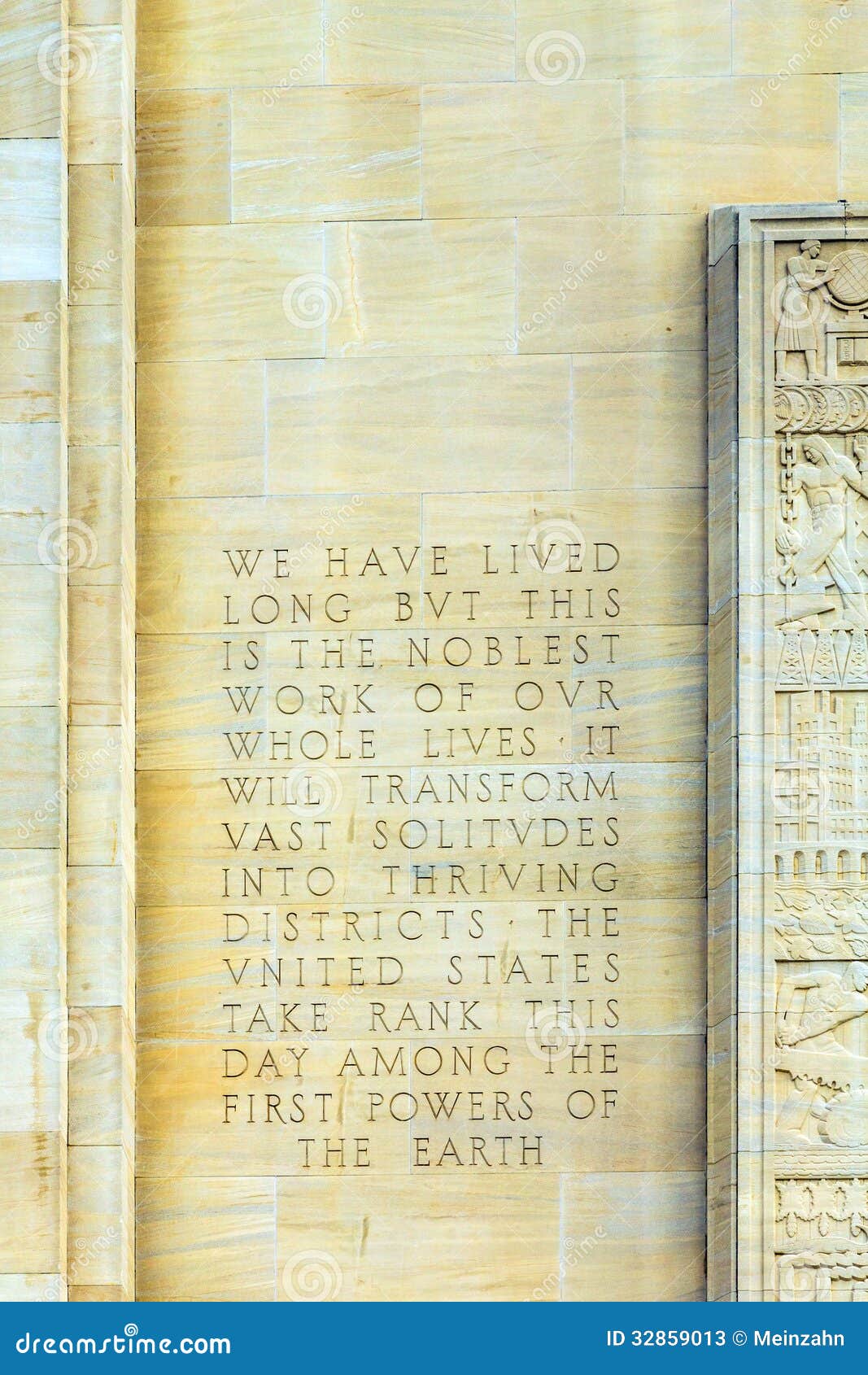 Inscription in the wall stock image. Image of dome, exterior - 32859013