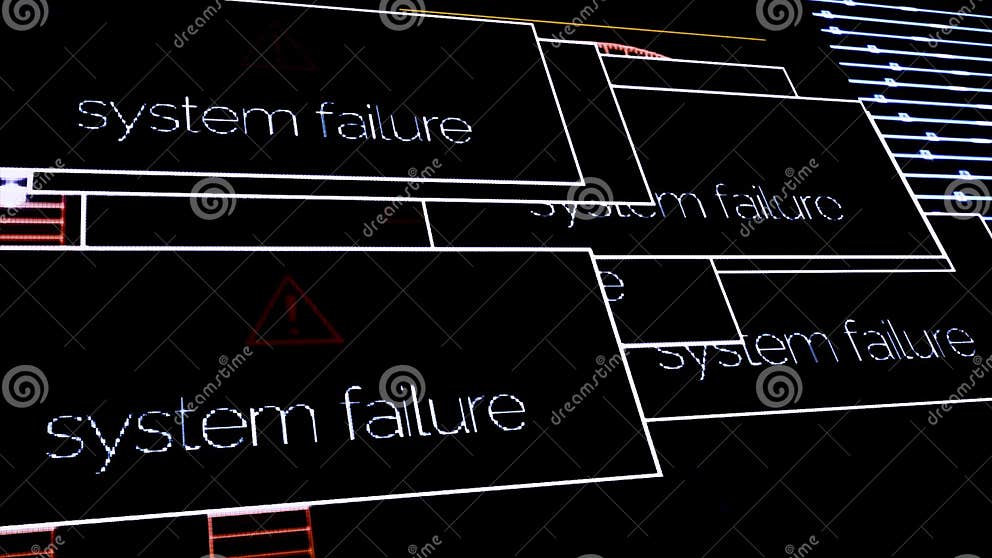 Inscriptions System Failure Appear on the Computer Screen because of ...