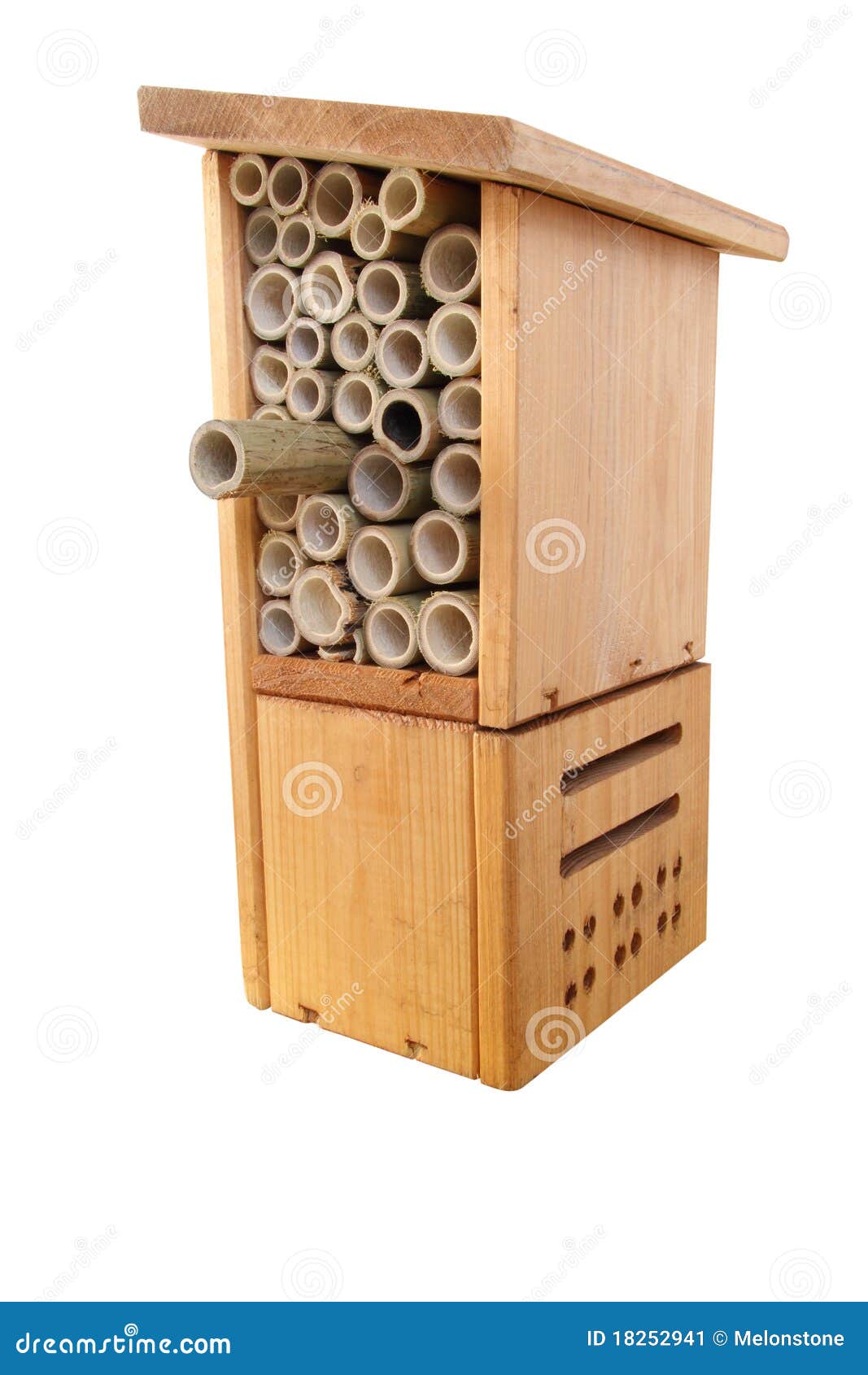 Insect box stock image. Image of house, isolated, nest - 18252941