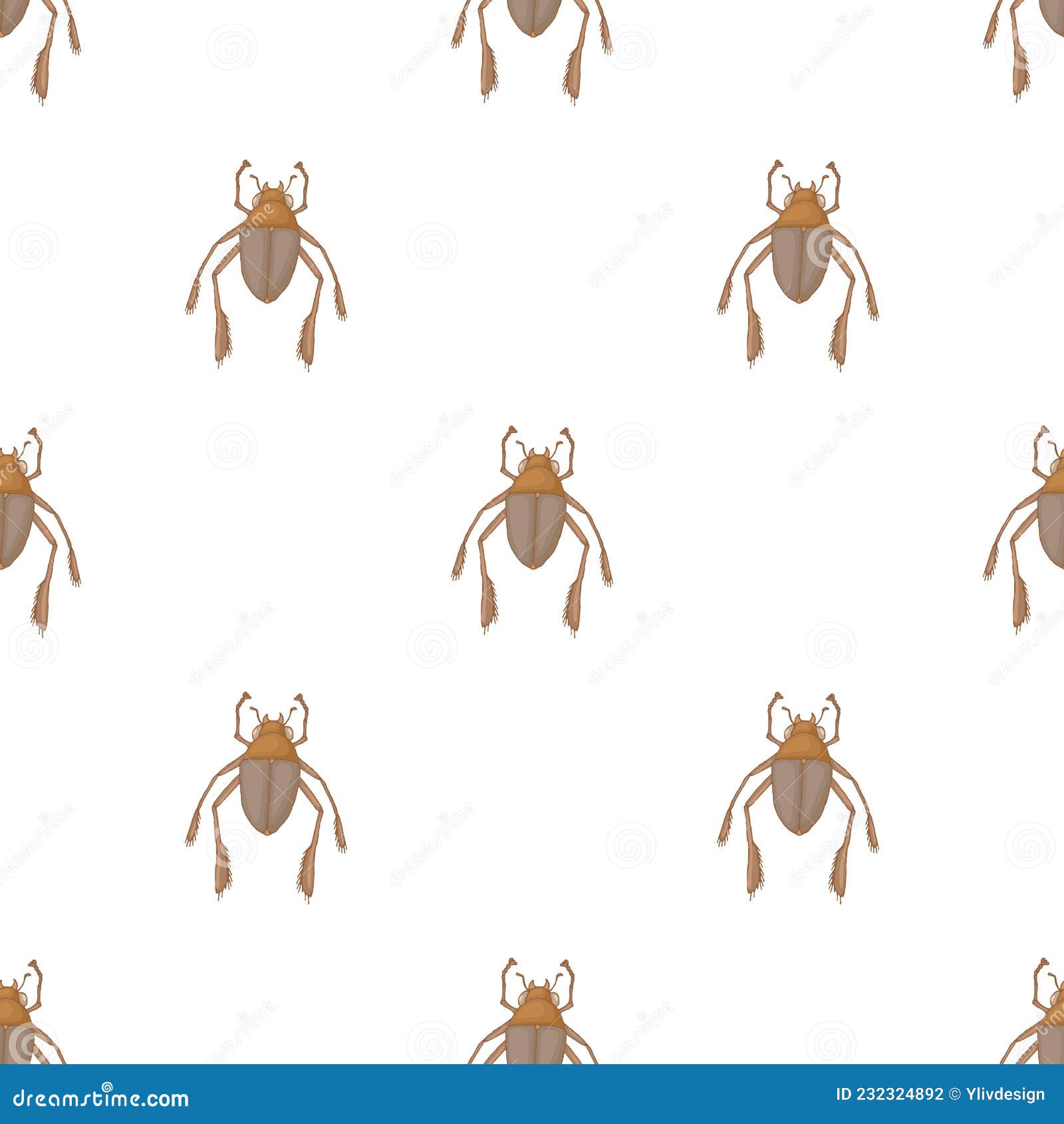 Insect Bug Pattern Seamless Vector Stock Vector - Illustration of sign ...