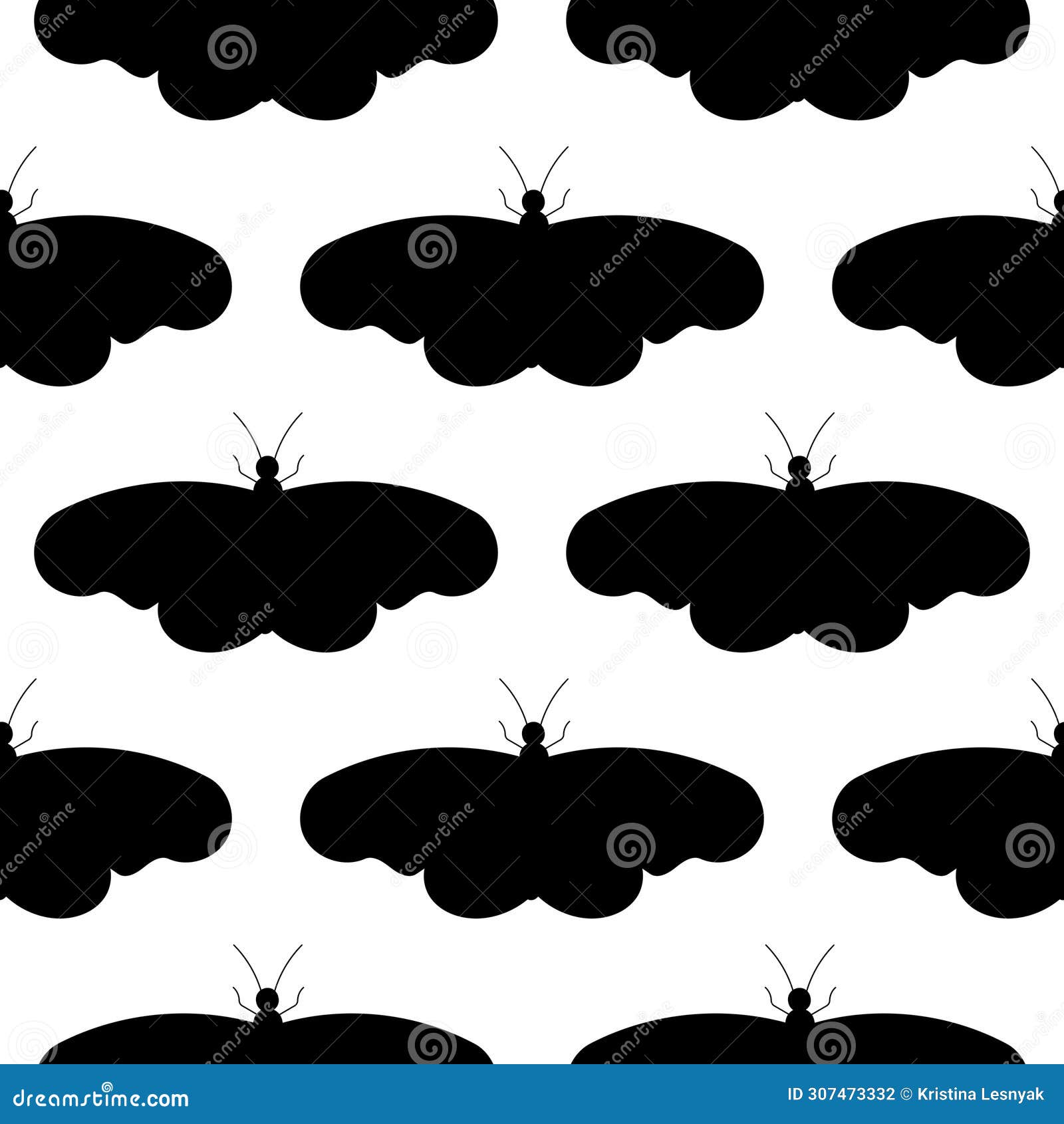 Insect Butterfly that Flies Outside Garden Pattern Stock Vector ...