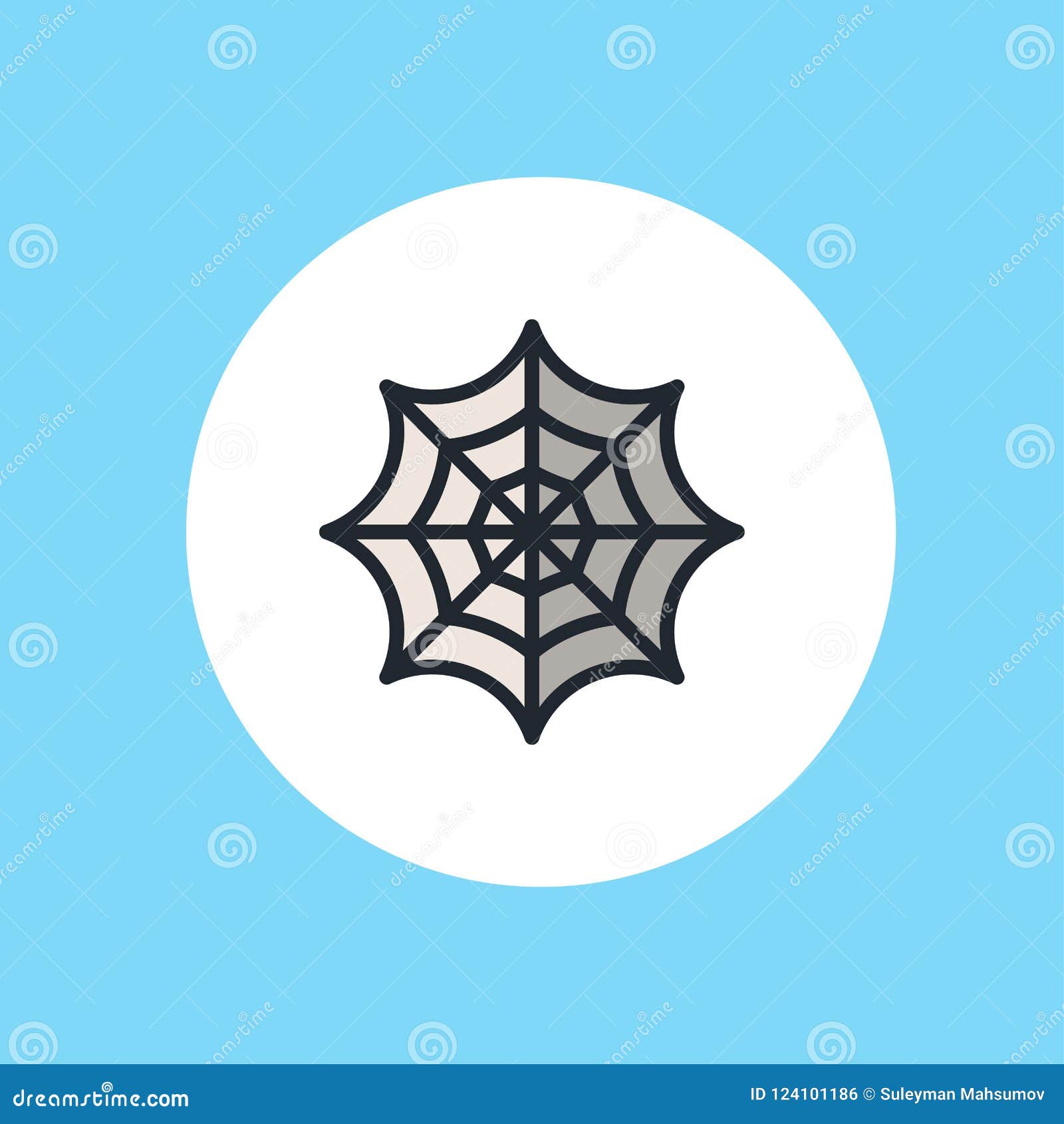 Cobweb Vector Icon Sign Symbol Stock Vector - Illustration of corner ...