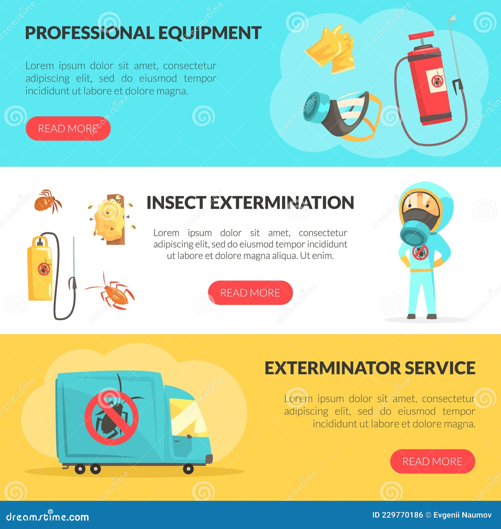 Insect Control and Disinfestation Service with Man in Protective Outfit ...