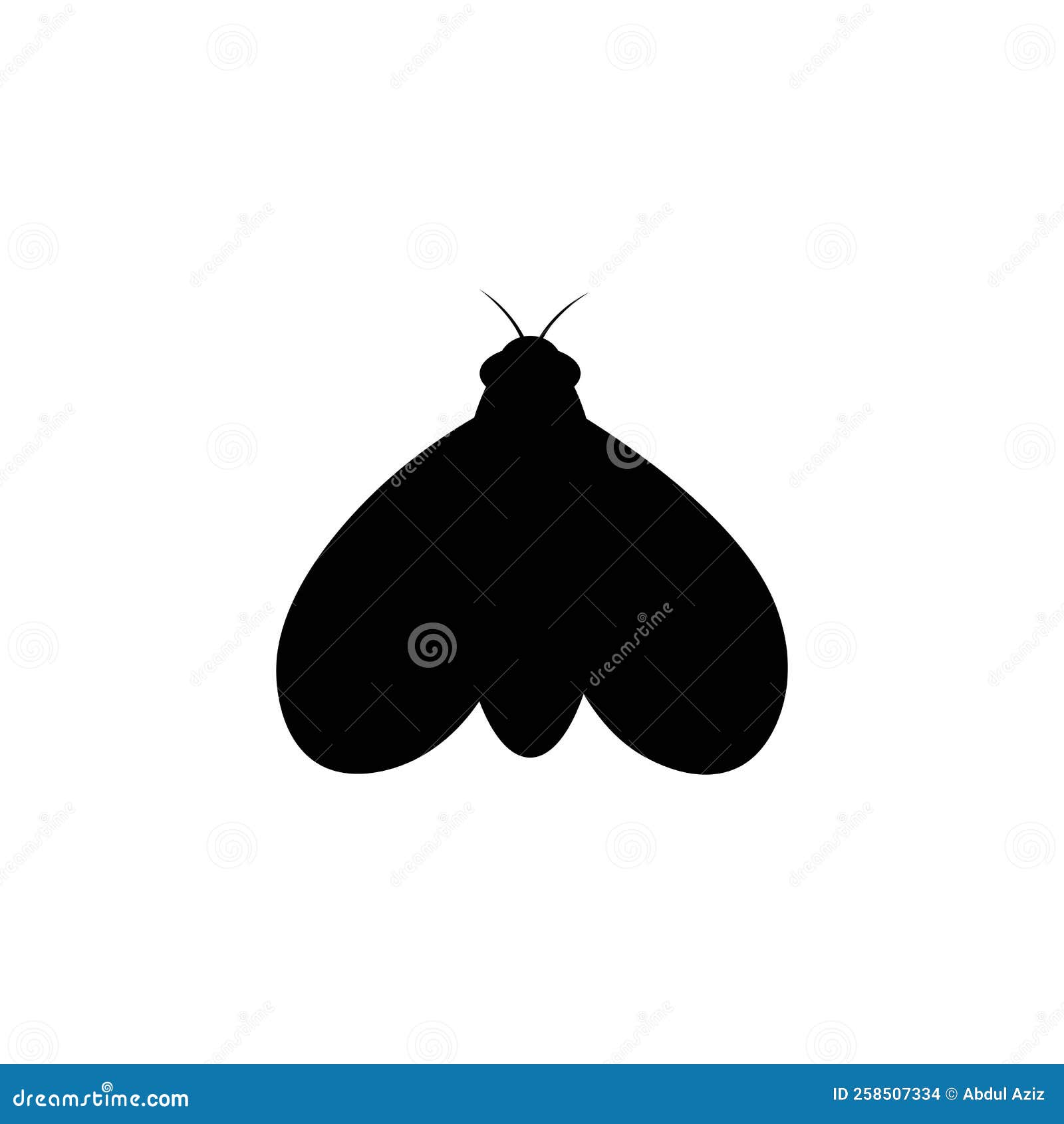 Insect Fly Icon Logo Vector Stock Vector - Illustration of butterfly ...