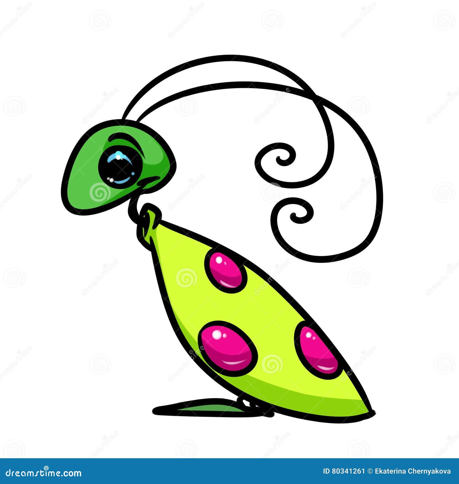 Insect grasshopper cartoon stock illustration. Illustration of drawing ...