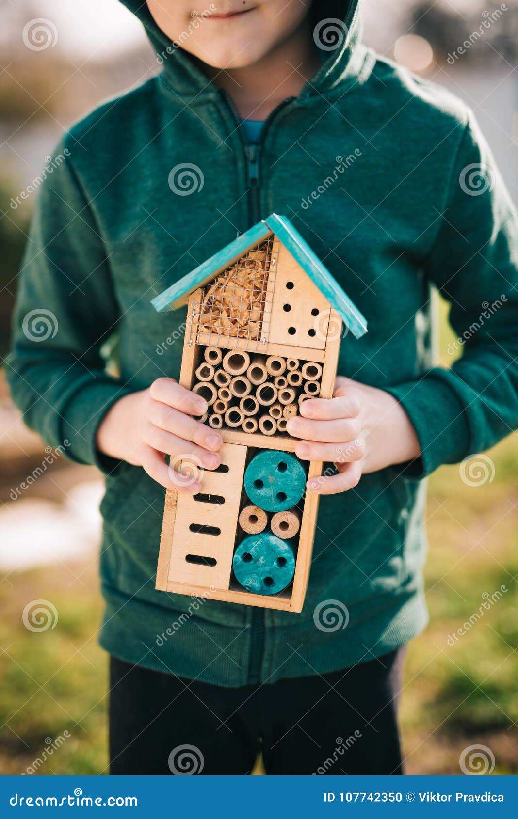 Insect Hotel, A Hotel For The Insects In Permaculture Garden ...