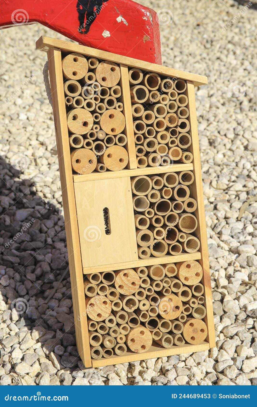 Insect Hotel for Sale at a Market Stall Stock Image - Image of twig ...