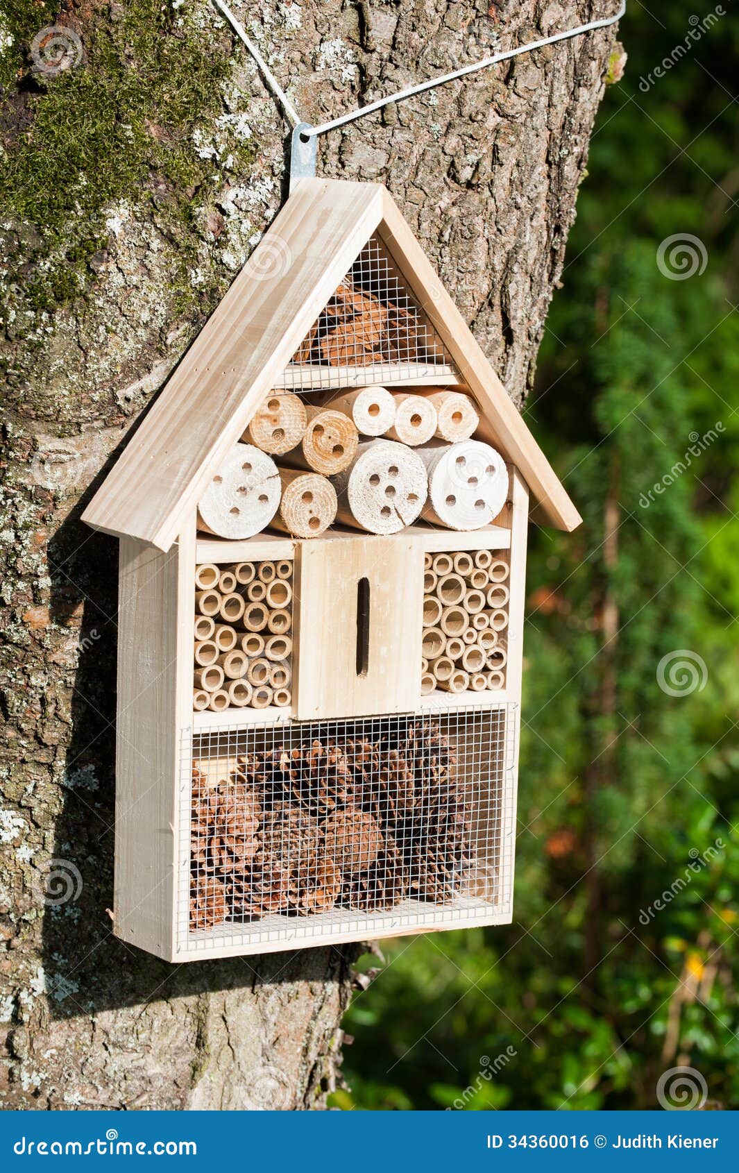 Insect Hotel Made Of Brick Stone For Wild Bees And Wasps Insects Stock ...