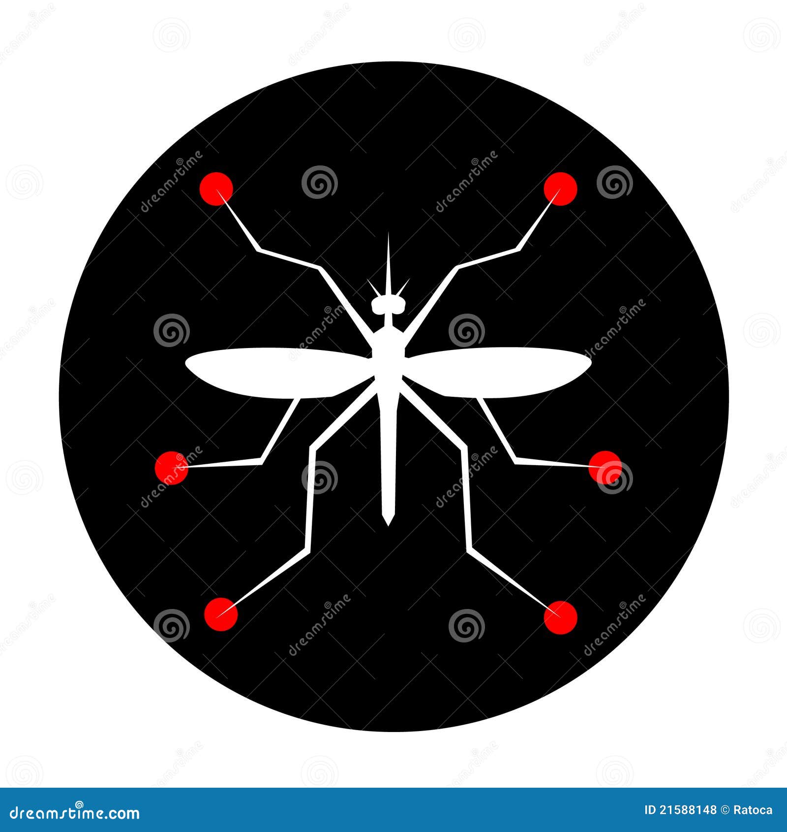 Insect icon stock vector. Illustration of flying, legs - 21588148