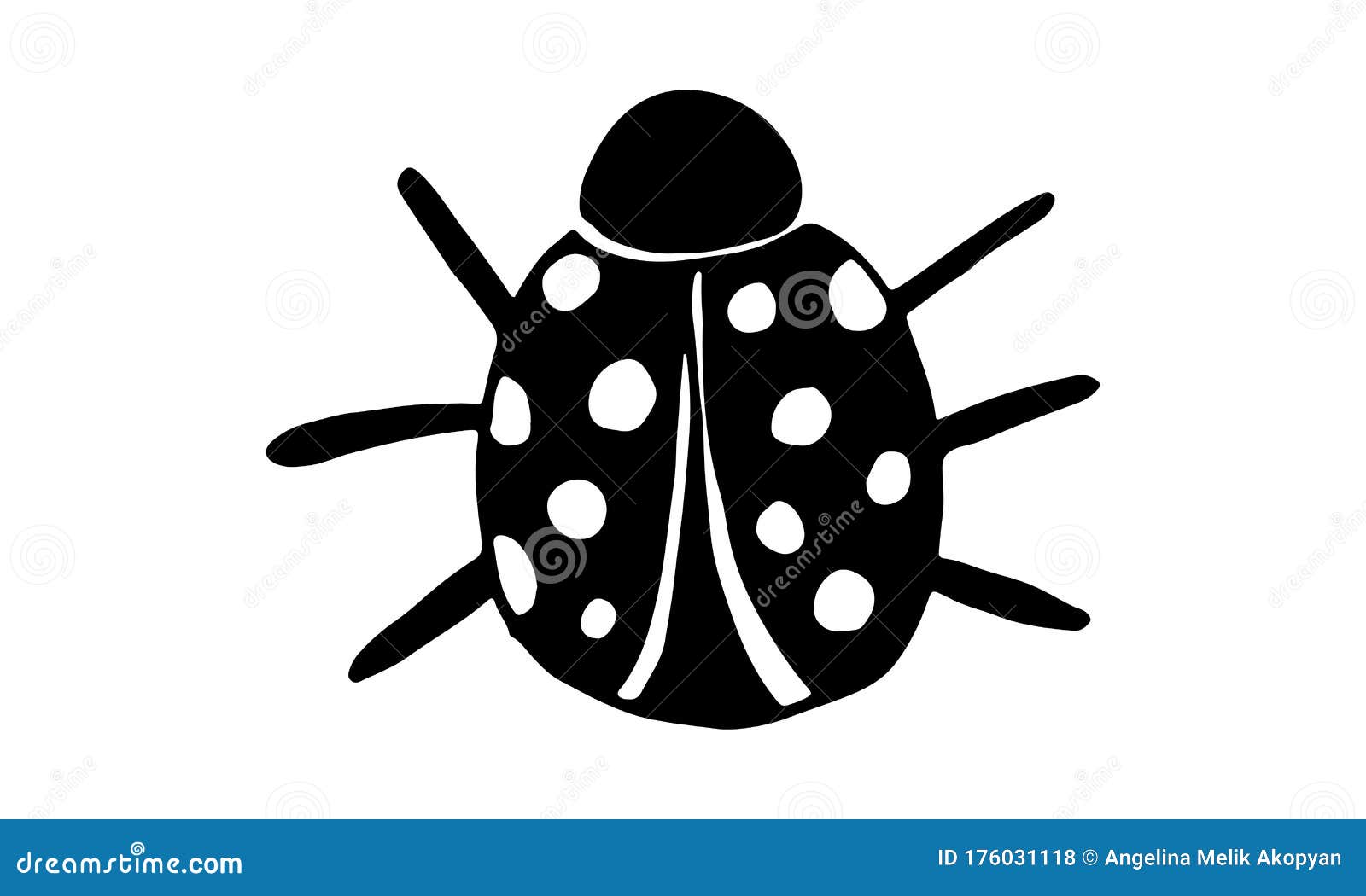 Insect Simple Icons Set - Vector Collection of Bugs Symbols in Thin ...