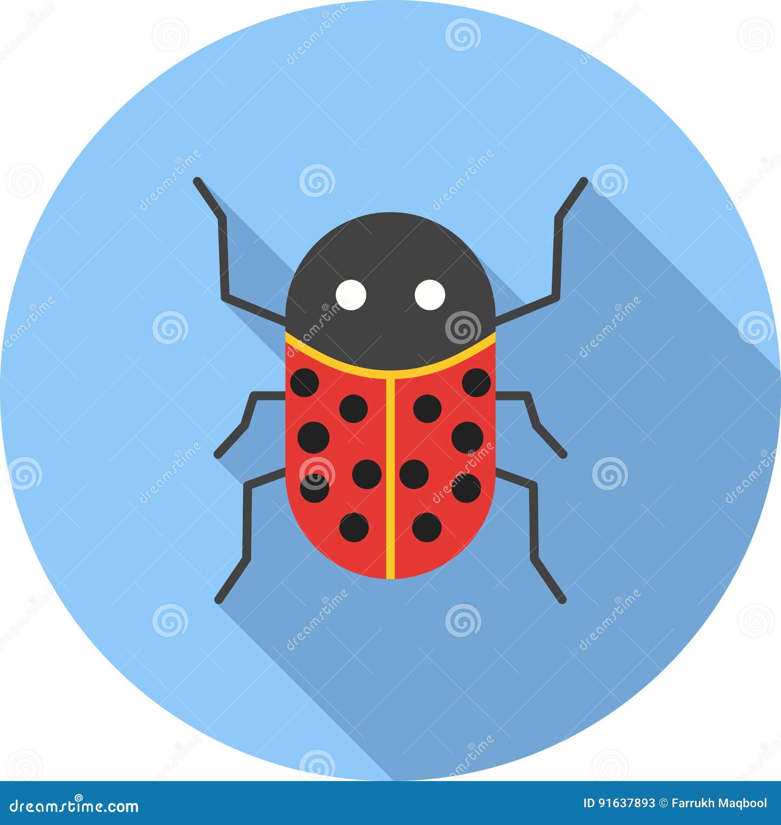 Insect Infestation stock vector. Illustration of insect - 91637893