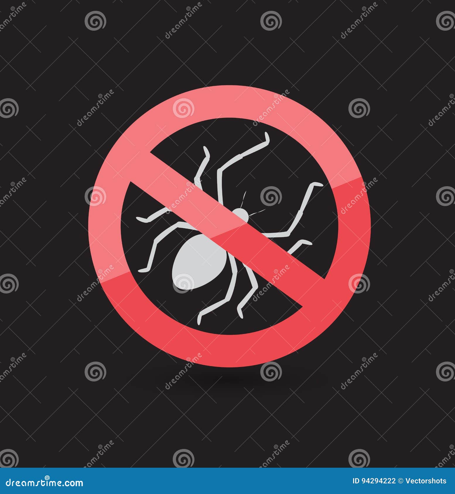 Insect Killer Sign stock vector. Illustration of allowed - 94294222