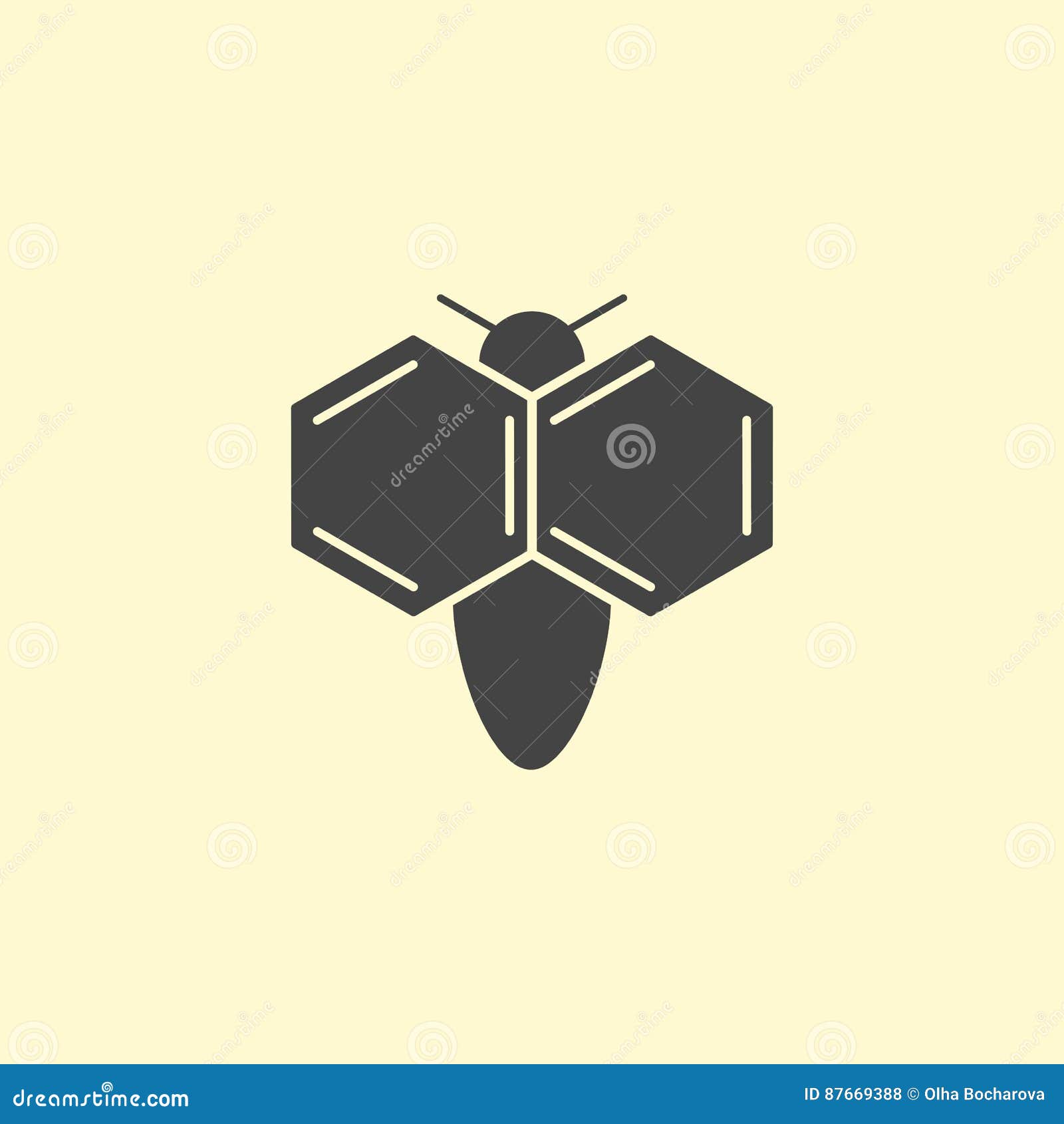 Insect Logo Design. Vector Illustration | CartoonDealer.com #87669388