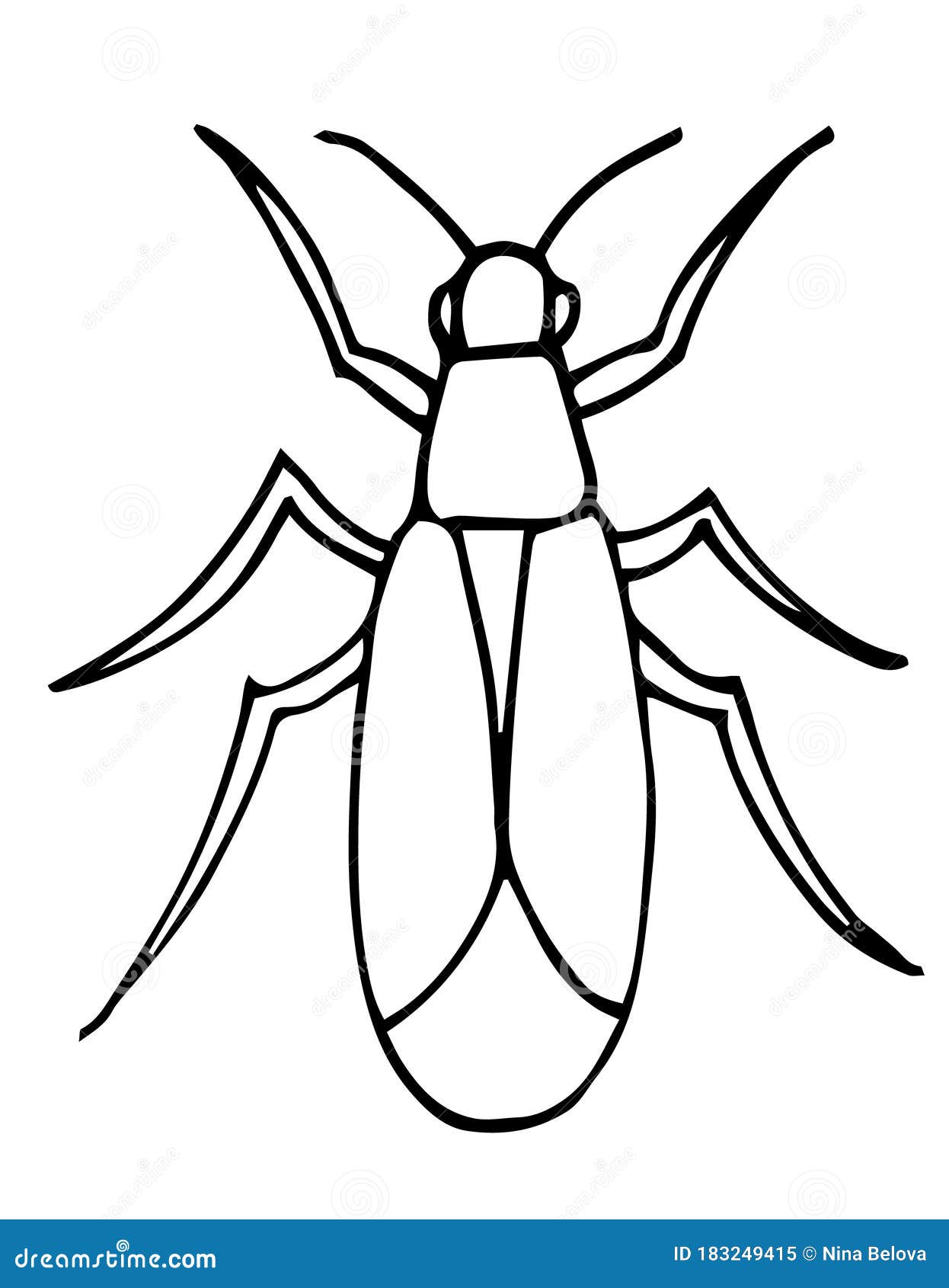 Fly Insect. Outline Silhouette. Design Element. Vector Illustration ... Fly Insect. Outline Silhouette. Design Element. Vector Illustration ...