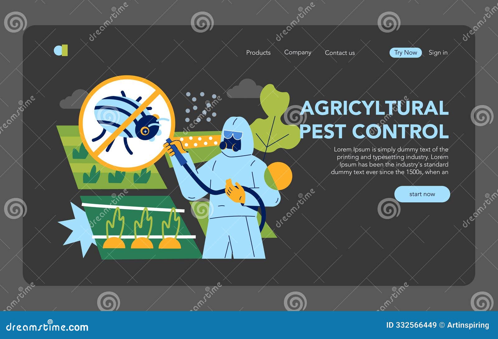 Insect Pests. Flat Vector Illustration Stock Illustration ...