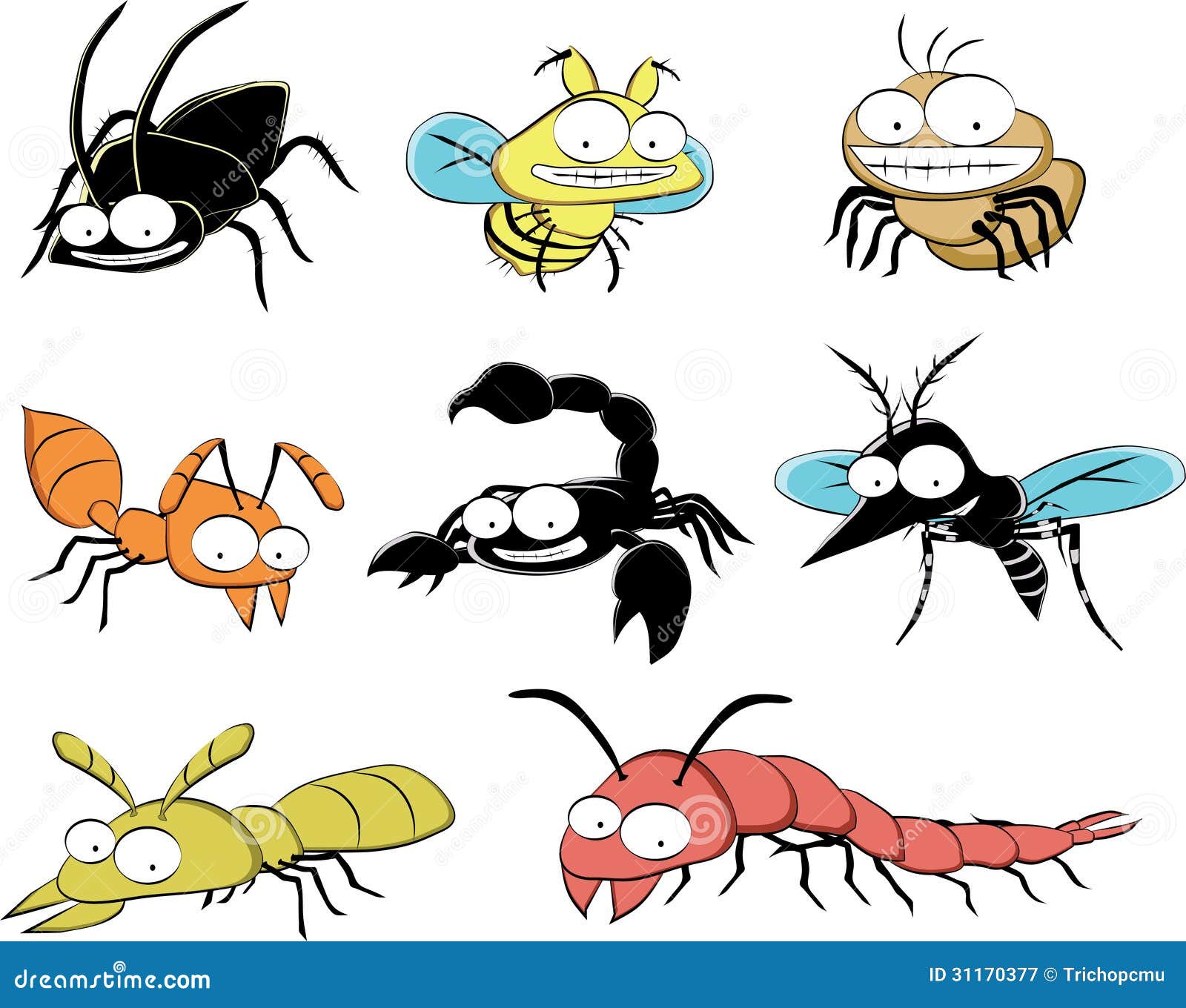 Spider Pests Line Icon Cartoon Vector | CartoonDealer.com #137992221