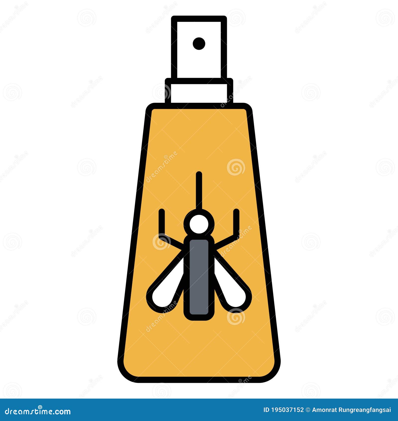 Insect Repellent Icon, Summer Vacation Related Vector Stock Vector ...