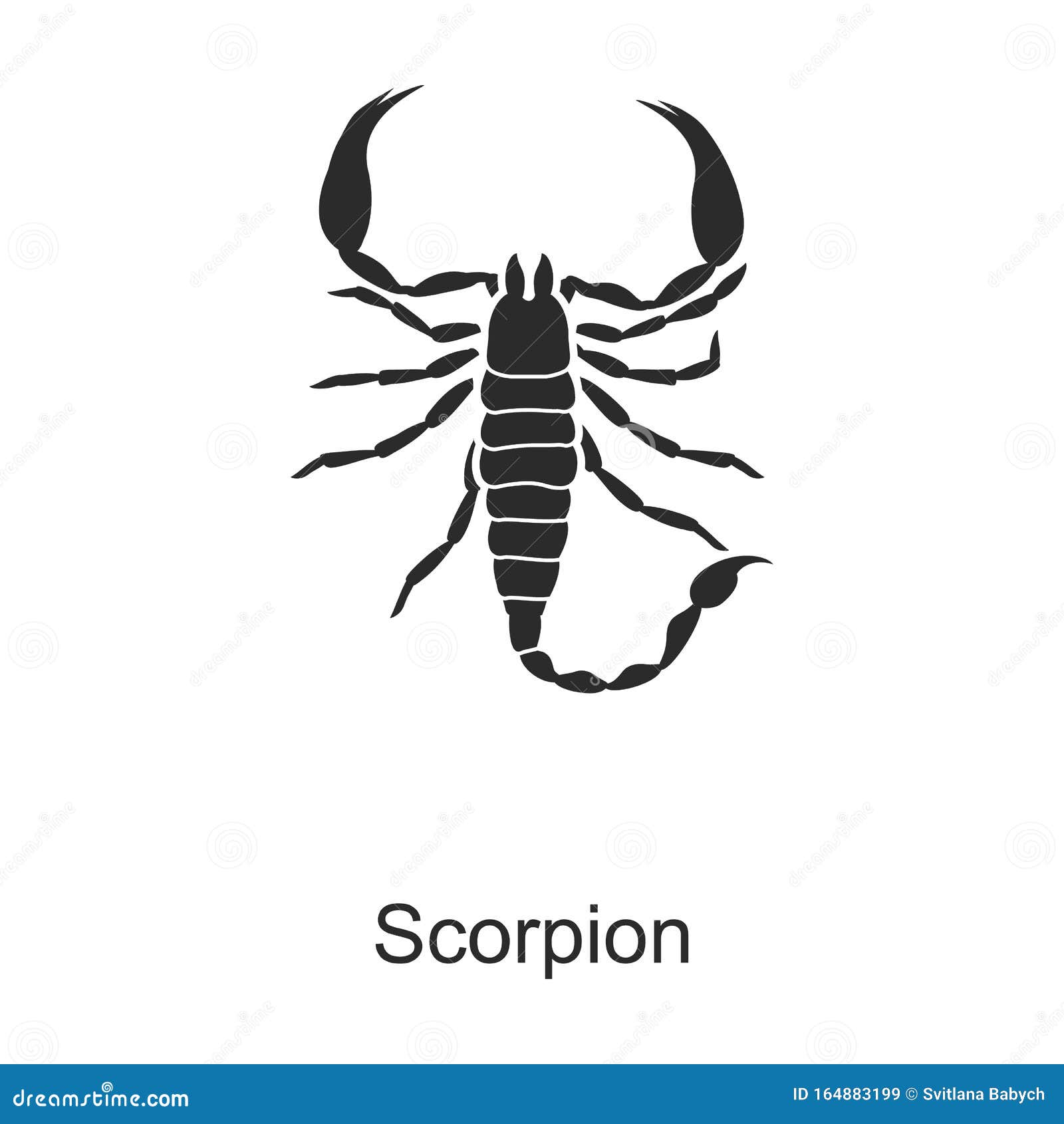 Insect Scorpion Vector Icon.Black Vector Icon Isolated on White ... Insect Scorpion Vector Icon.Black Vector Icon Isolated on White ...