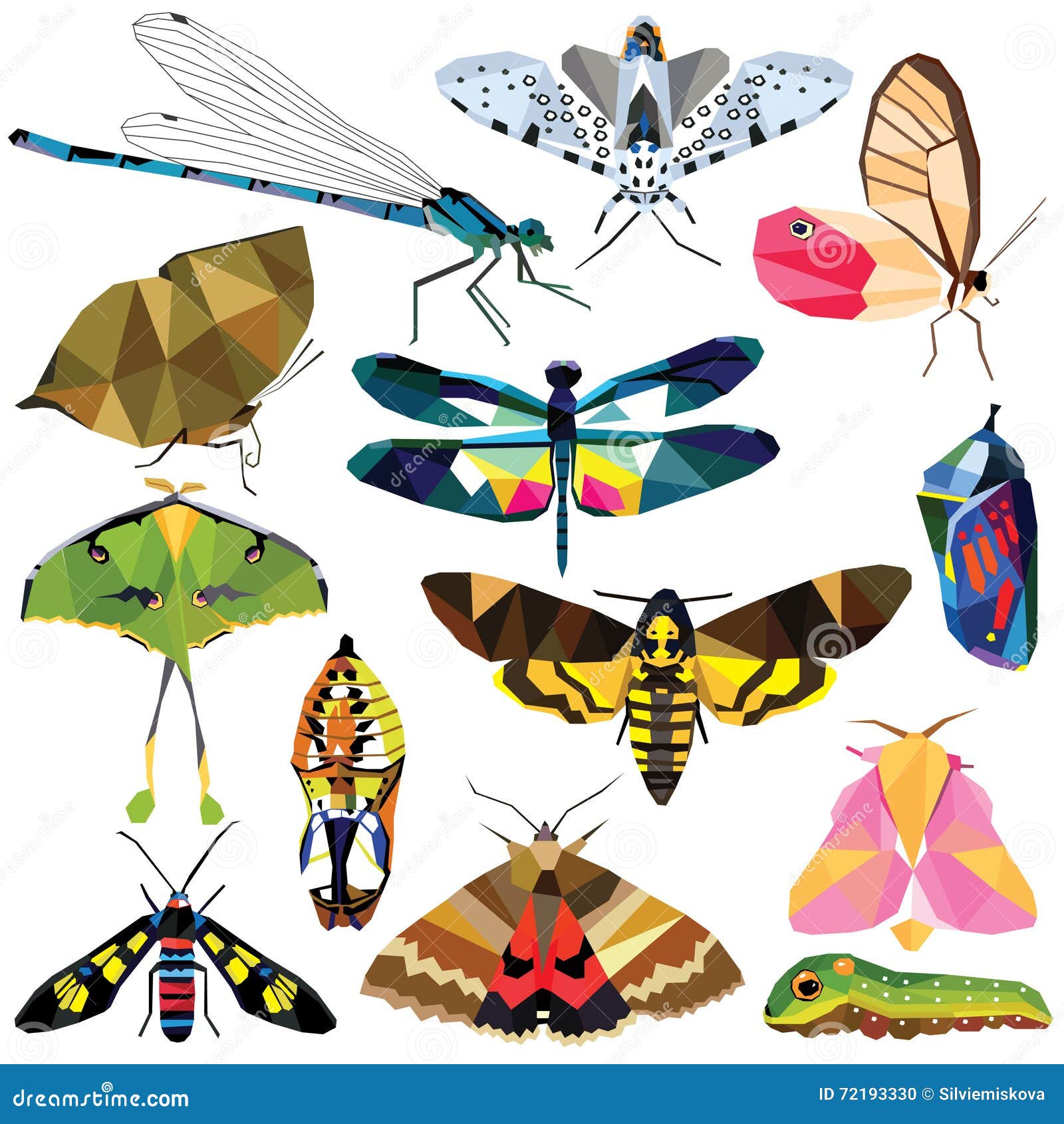 Low Poly Moth Stock Illustrations – 156 Low Poly Moth Stock ...