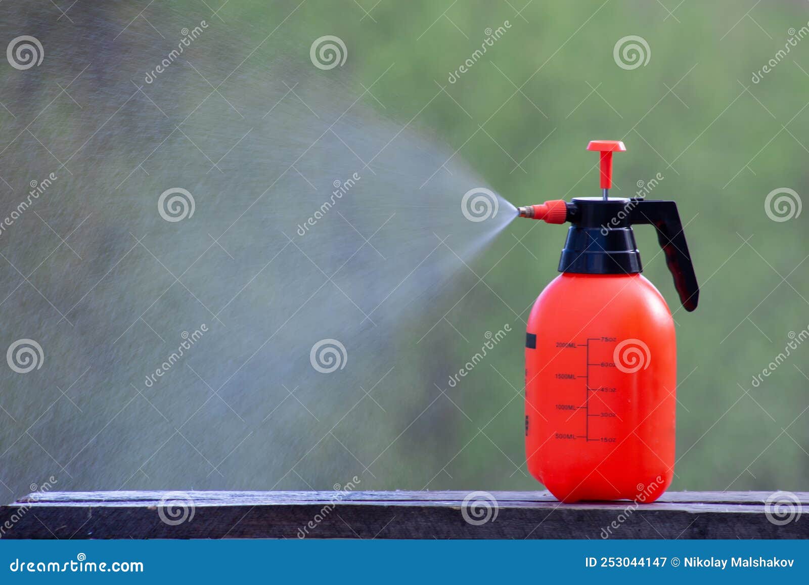 An Insect Sprayer Sprays Poison from Pests. Stock Image - Image of ...