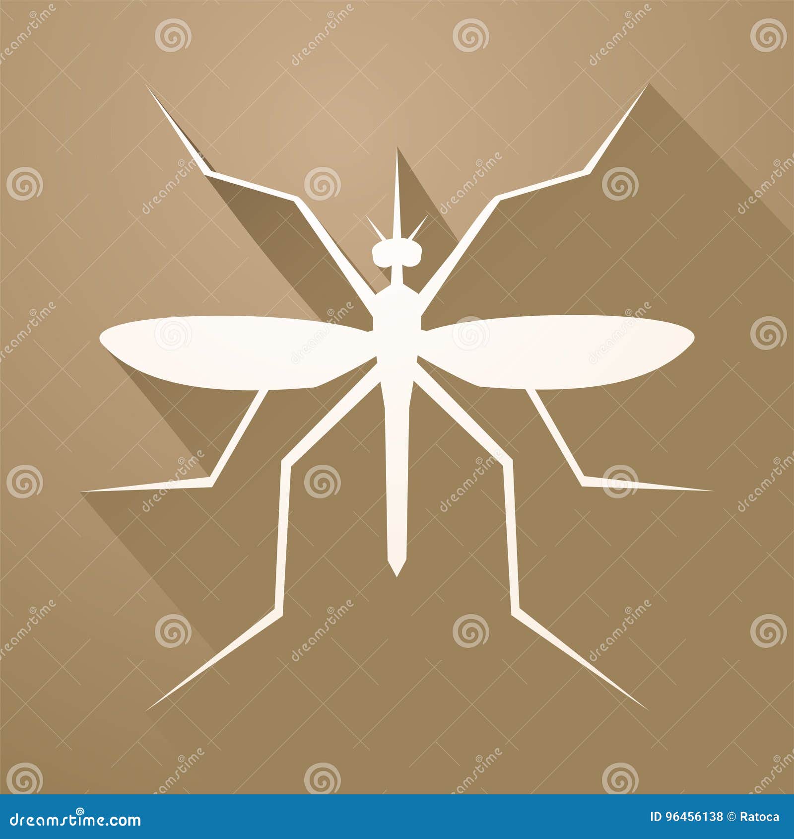 Insect symbol stock illustration. Illustration of shadow - 96456138