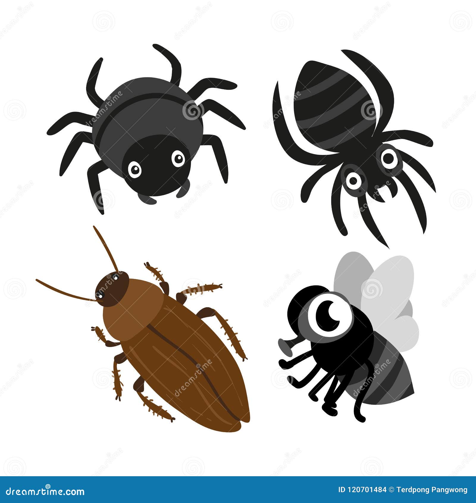 Insect Vector Collection Design Stock Illustration - Illustration of ...