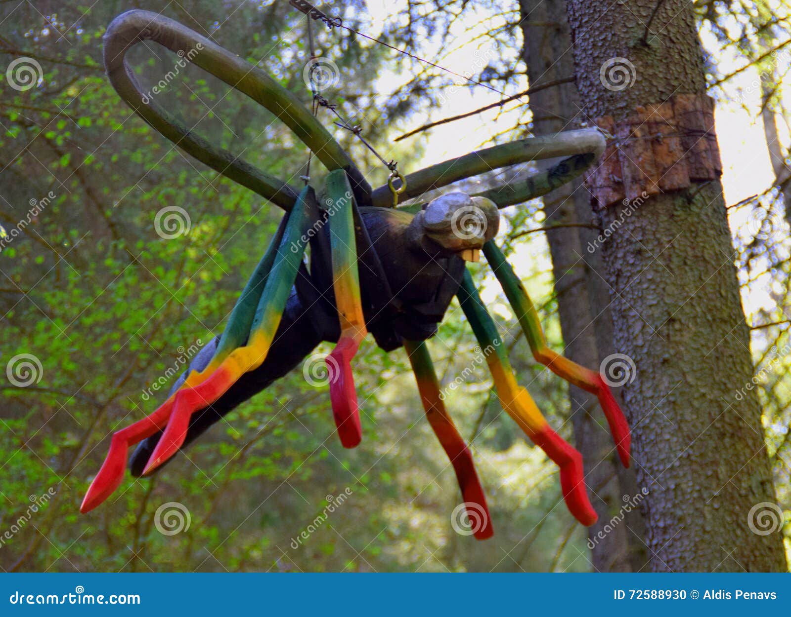 Insect Wood Sculpture Stock Photo | CartoonDealer.com #72588930