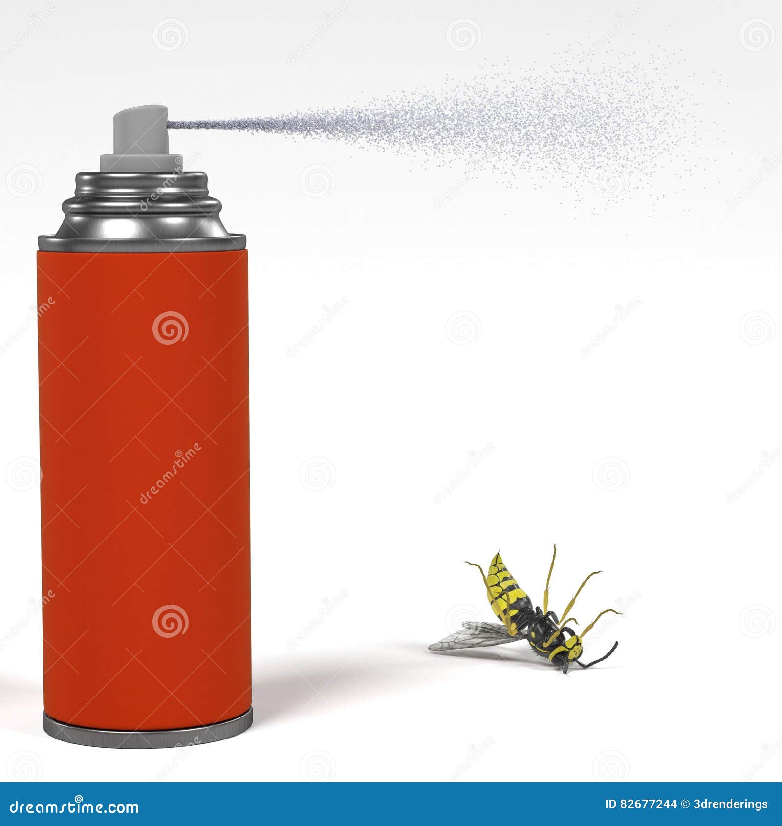 Insecte de massacre de jet illustration stock. Illustration du ...