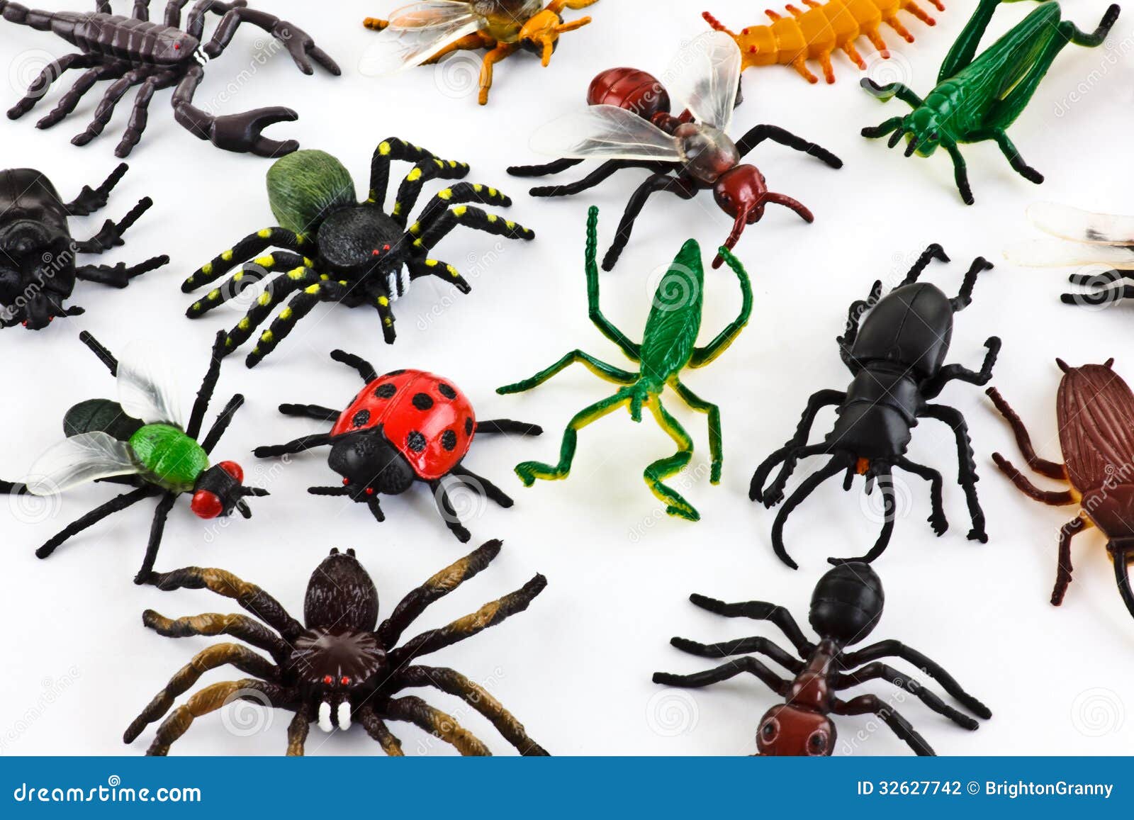 Insectes en plastique photo stock. Image du sorts, crawly - 32627742