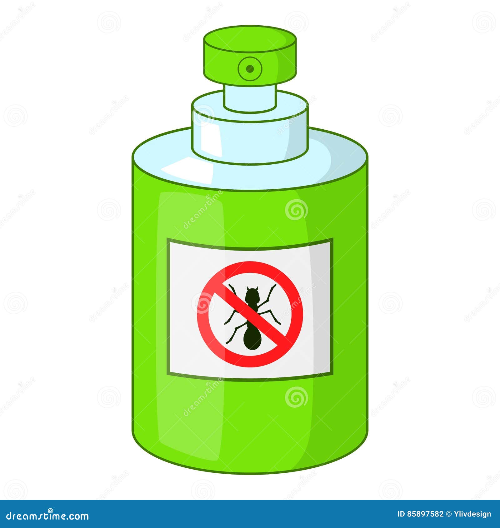 Insecticide Icon, Cartoon Style Stock Vector - Illustration of chemical ...