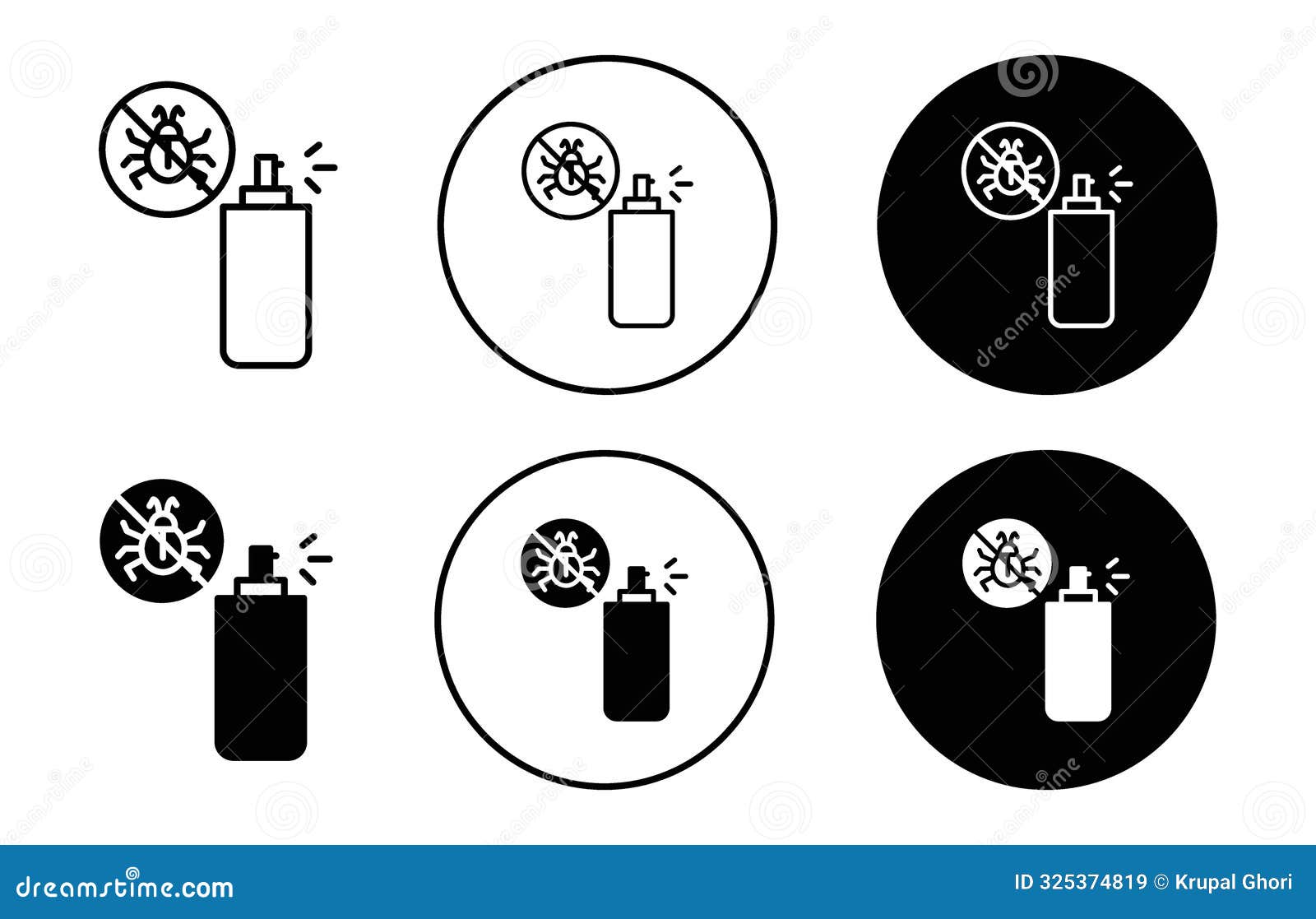 Insecticide Icon Vector Sign And Symbol Isolated On White Background ...