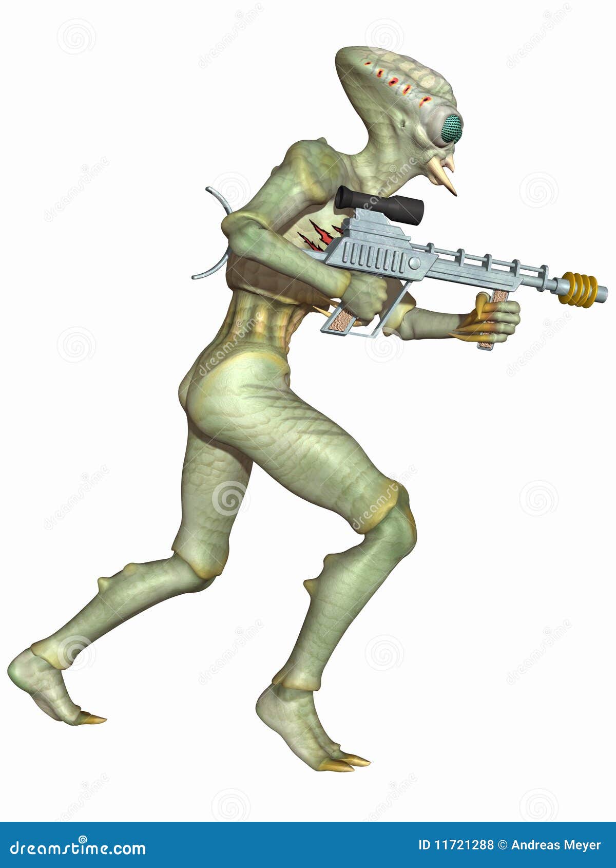 Insectoid - Fantasy Alien Figure Stock Photo | CartoonDealer.com #11721066