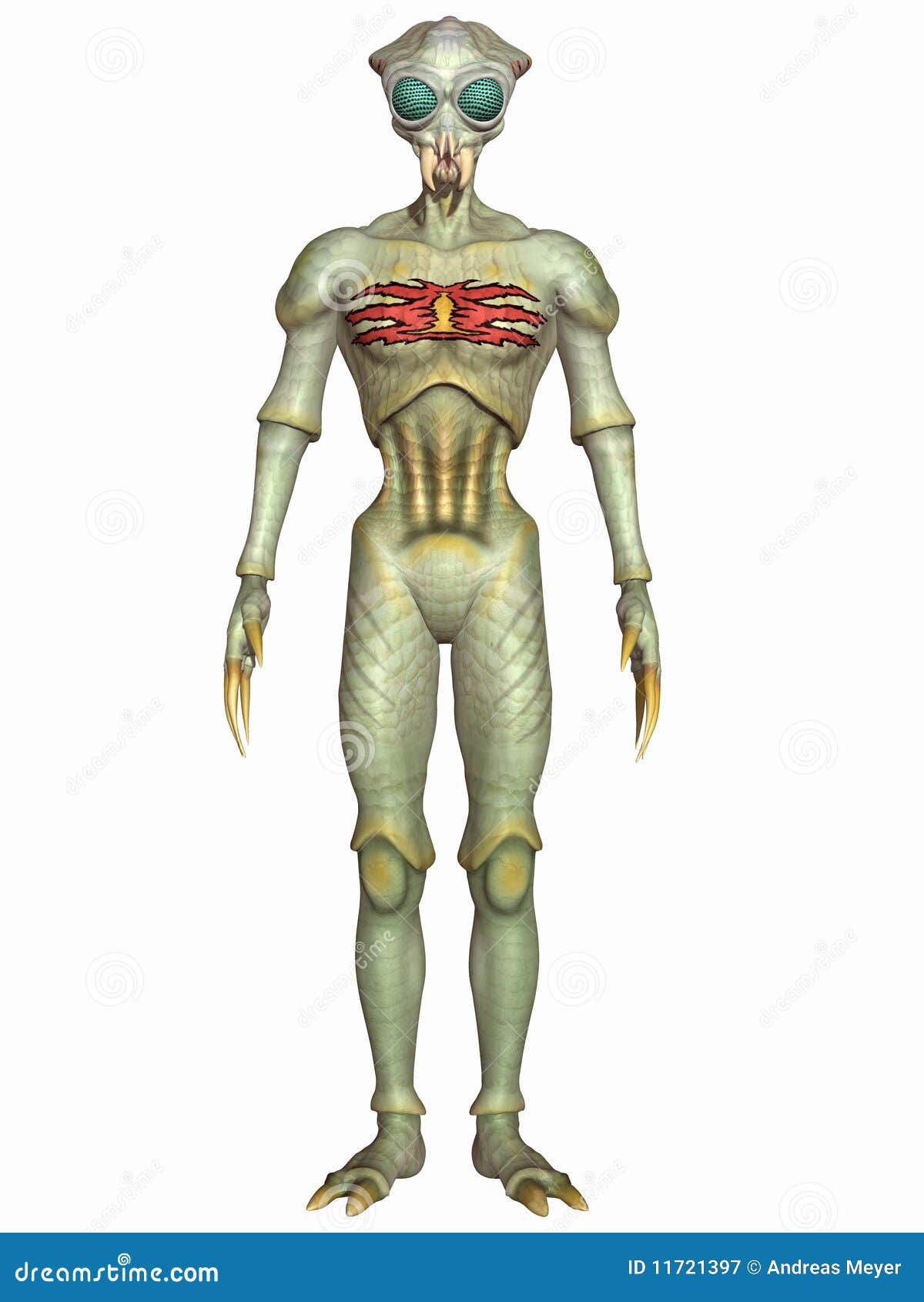 Insectoid - Fantasy Alien Figure Stock Photo | CartoonDealer.com #11721108