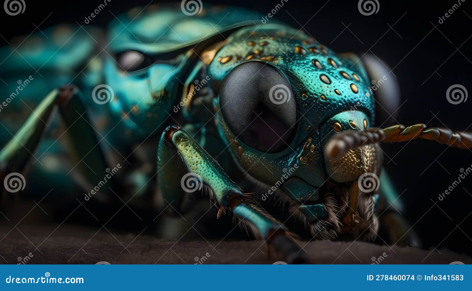 Insects Bugs Macro Photography Details Hyper-realistic Generative AI ...