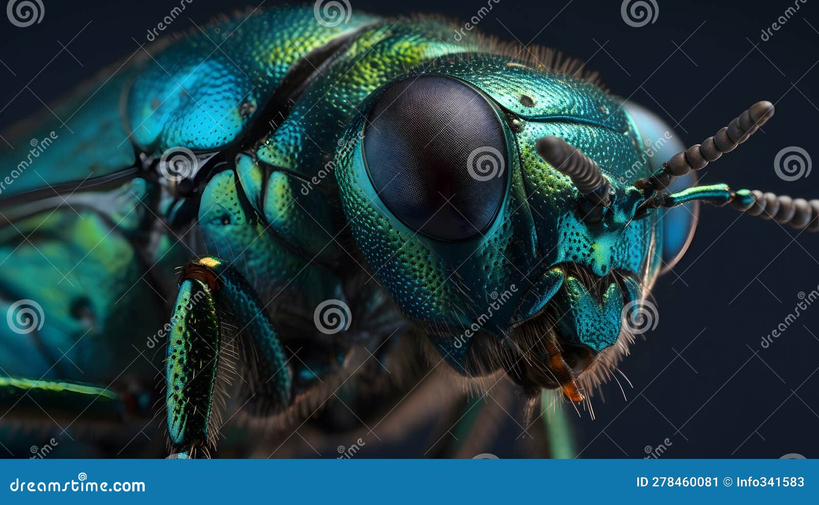 Insects Bugs Macro Photography Details Hyper-realistic One Generative ...